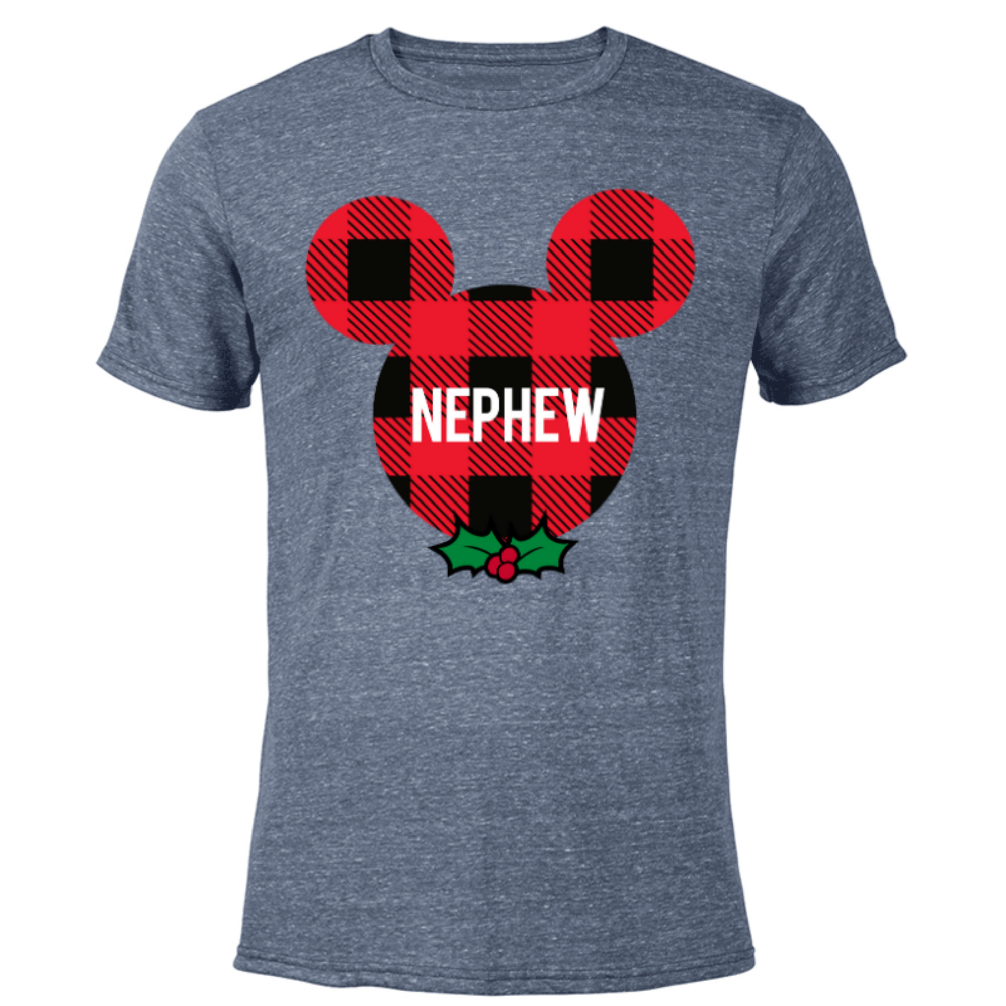 Disney Mickey Mouse NEPHEW Holiday Family - Short Sleeve Blended T ...
