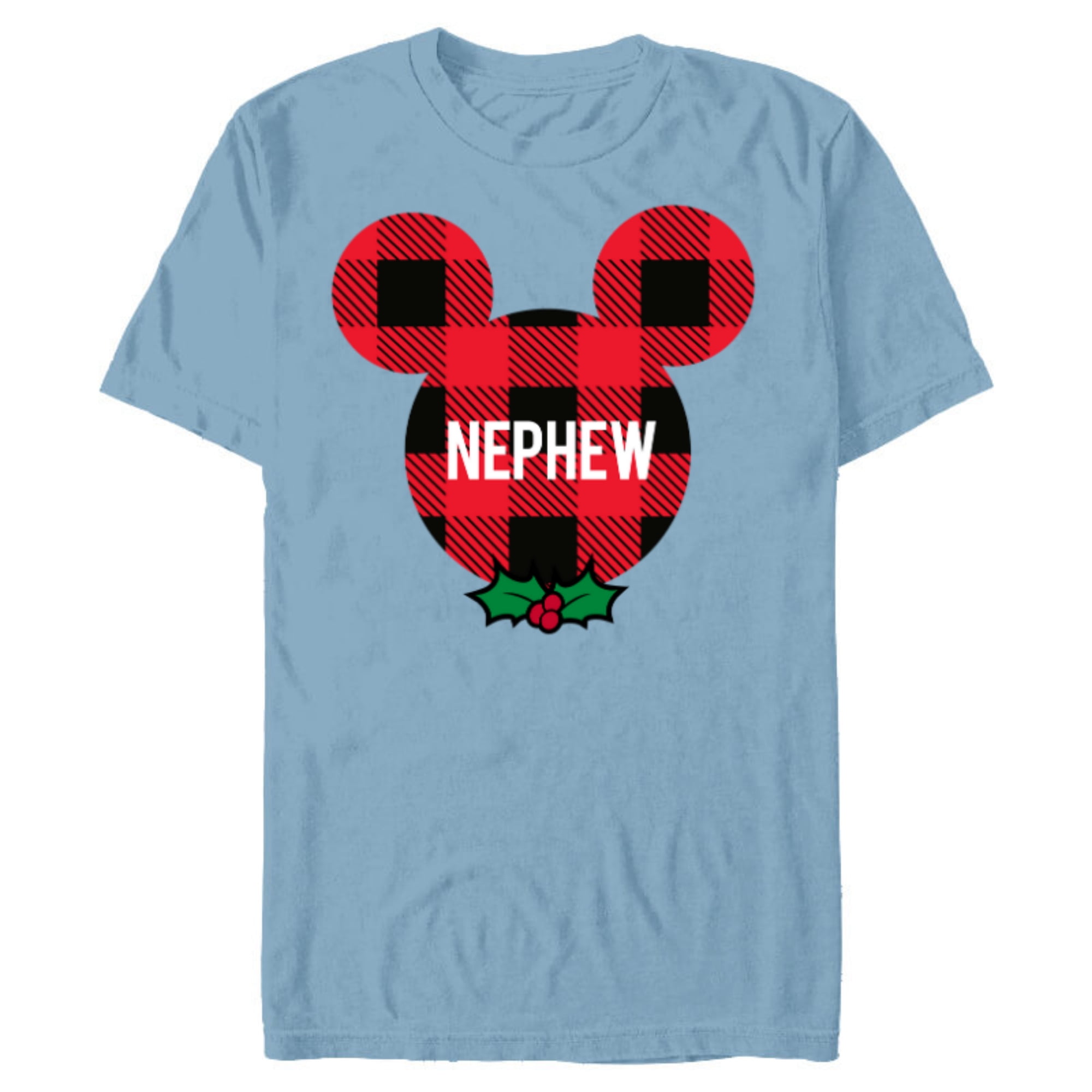 Disney Mickey Mouse NEPHEW Holiday Family - Short Sleeve Blended T ...