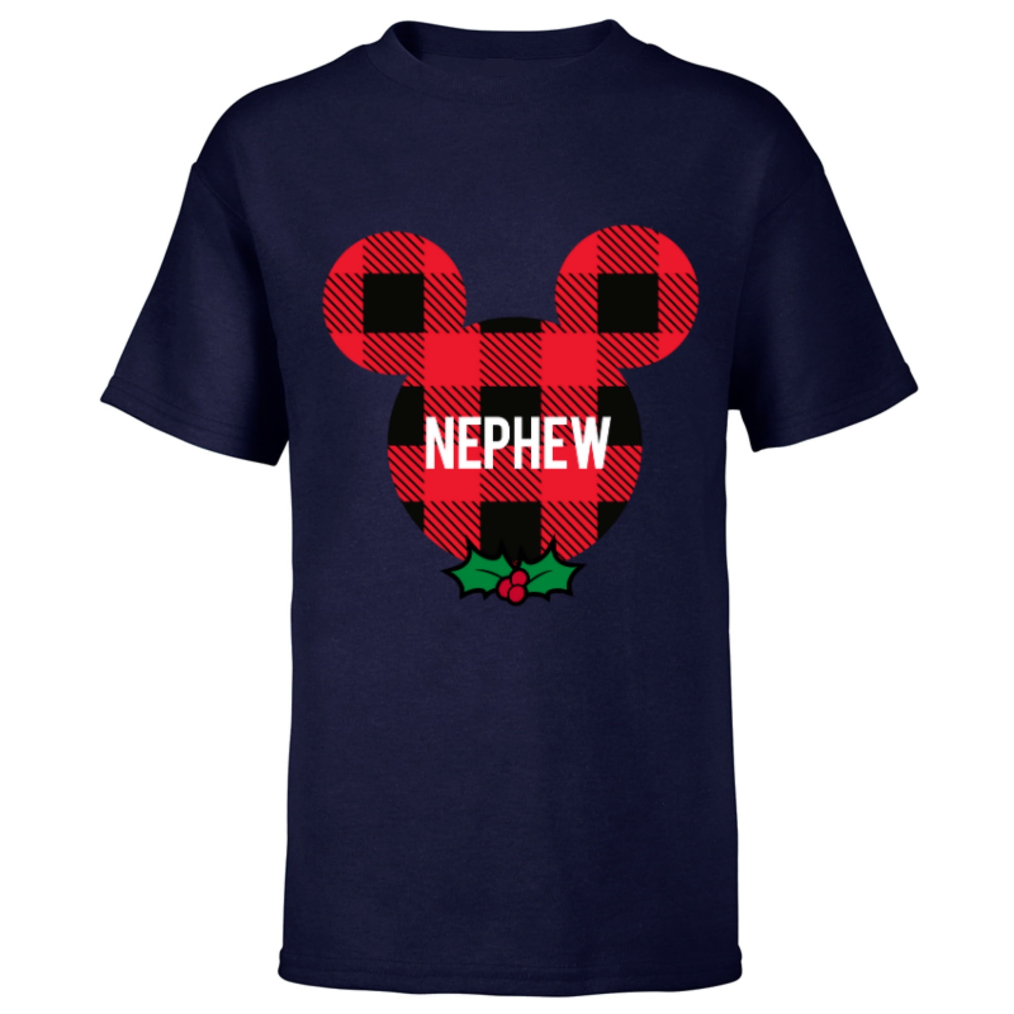 Disney Mickey Mouse NEPHEW Holiday Family - Short Sleeve T-Shirt for ...