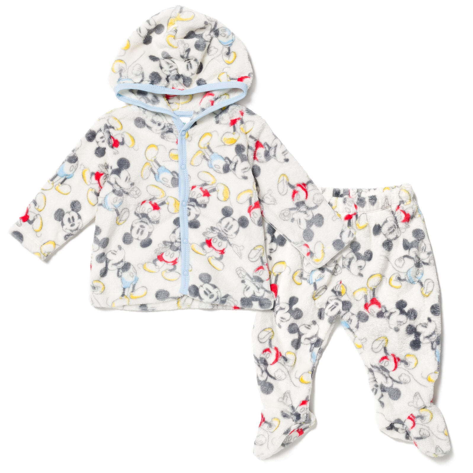 Disney Mickey Mouse Newborn Baby Boy or Girl Fleece Jacket and Pants ...