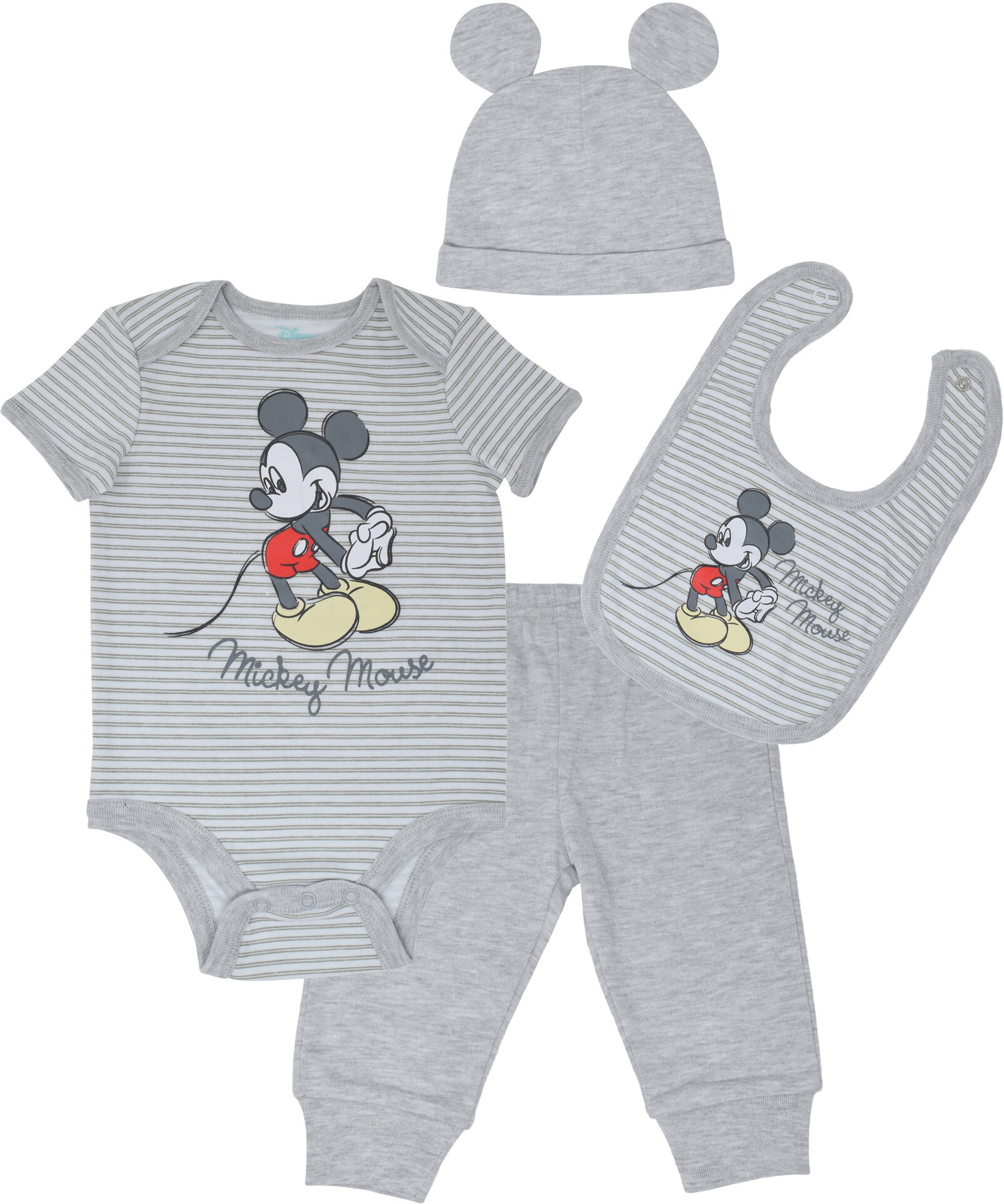 Disney Baby Wishes + Dream Baby Boy Mickey Mouse Bodysuit and Joggers ...