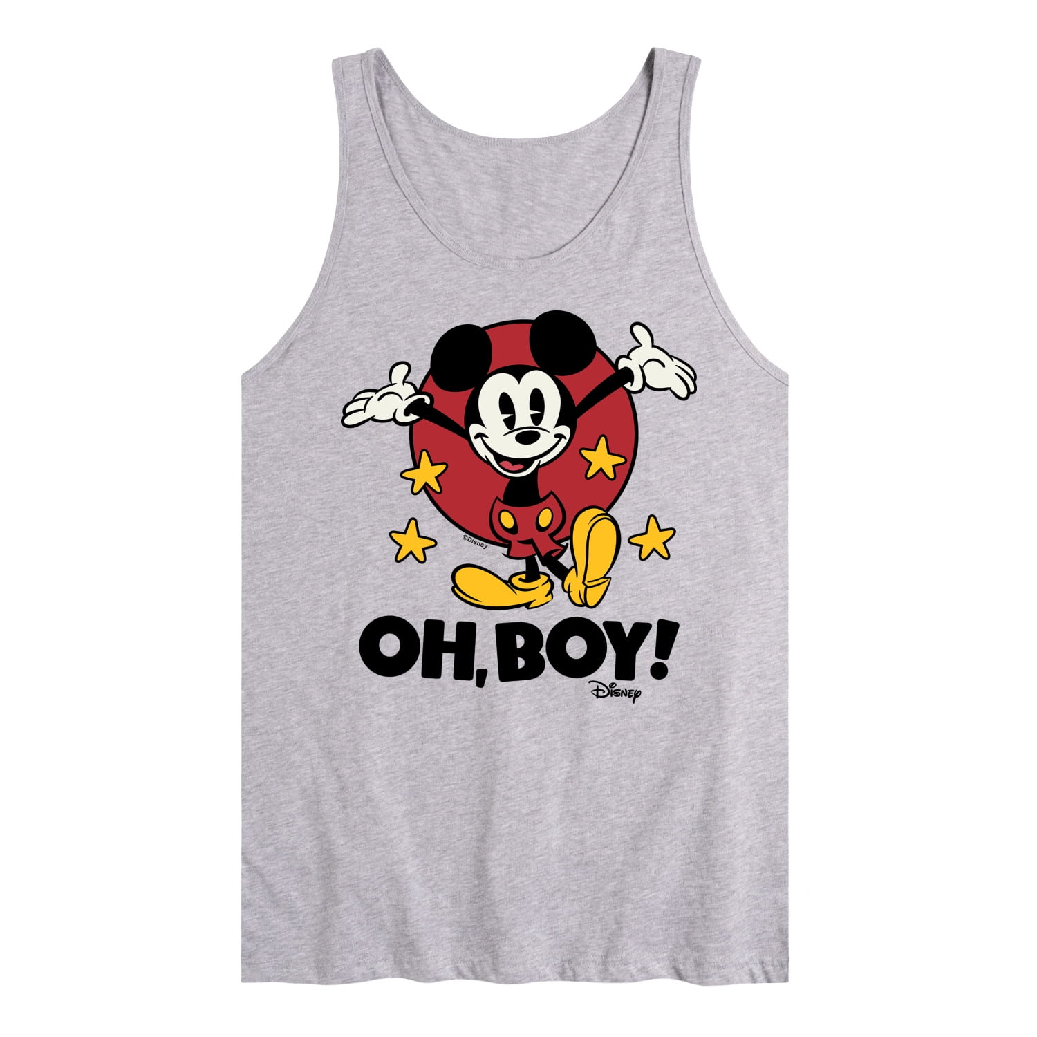 Disney - Mickey Mouse - Oh Boy! - Men's Jersey Tank Top - Walmart.com