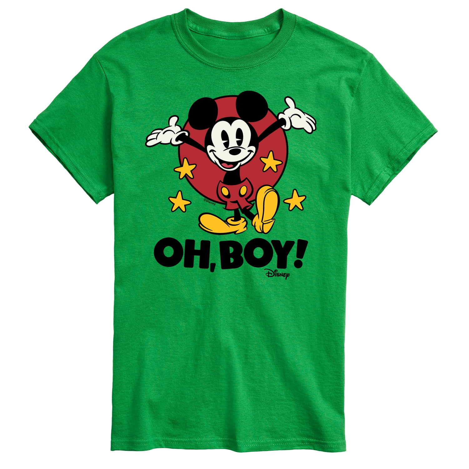 Disney - Mickey Mouse - Oh Boy! - Men's Short Sleeve Graphic T-Shirt ...