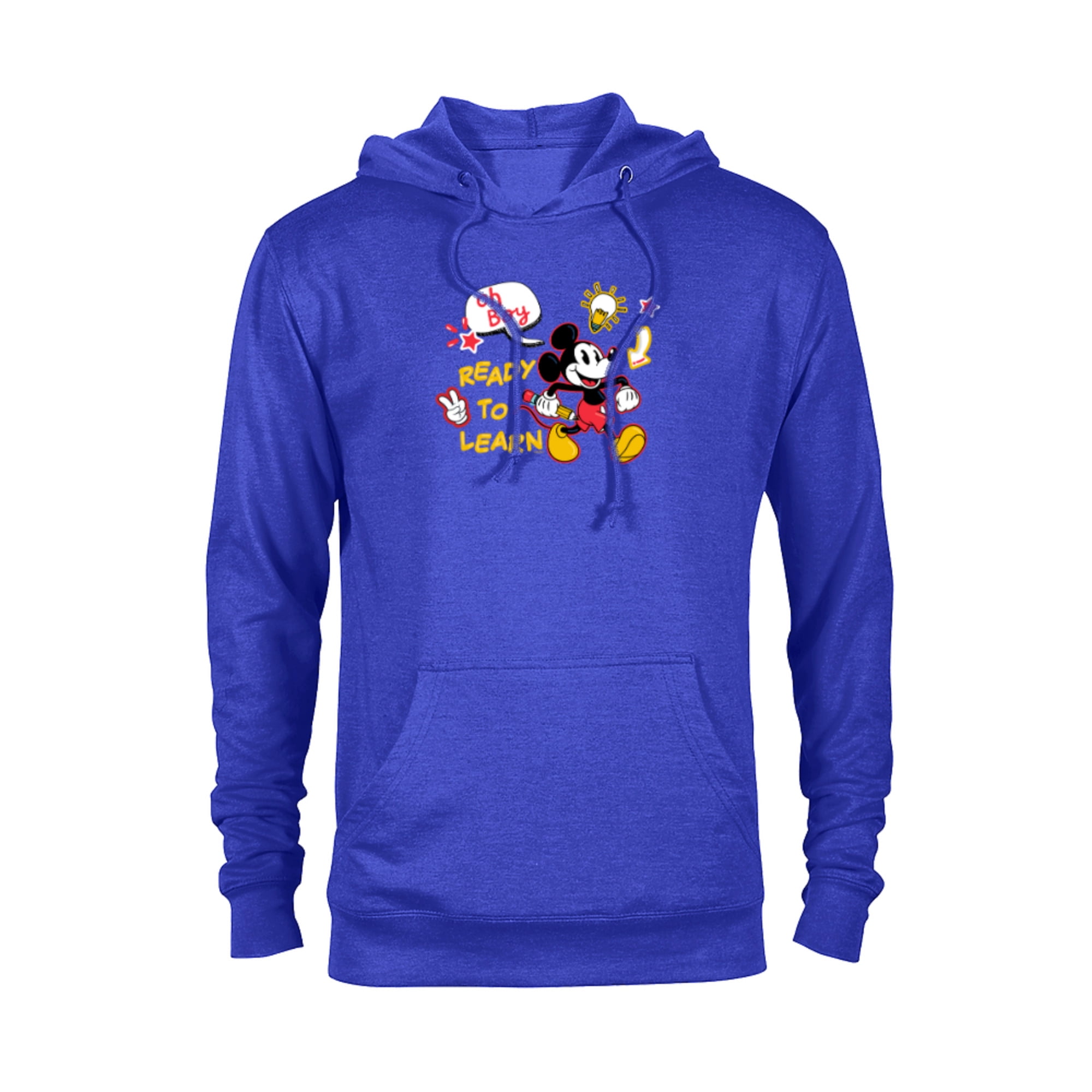 Disney Mickey Mouse Oh Boy Ready to Learn - Pullover Hoodie for Adults ...