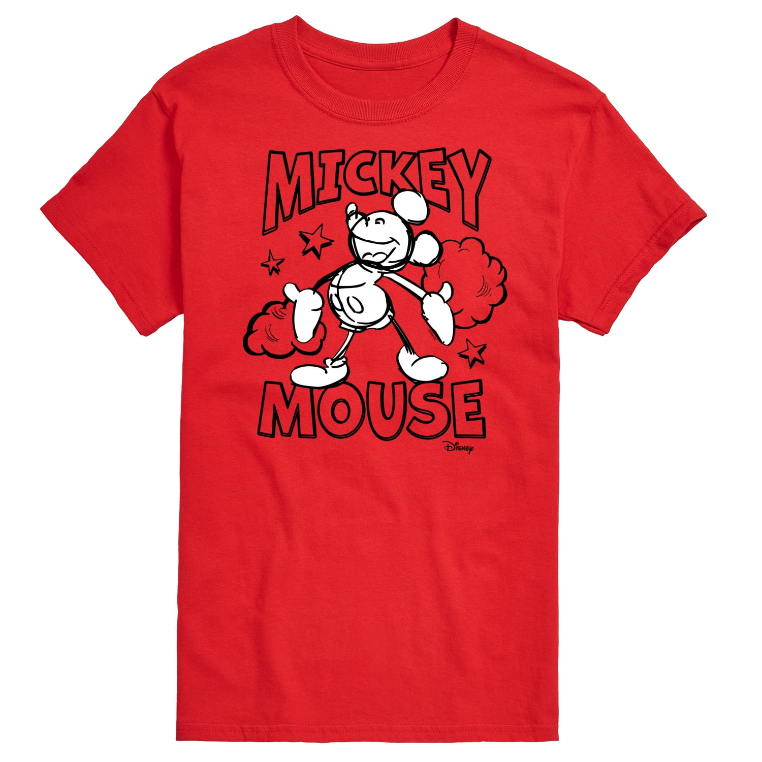 Disney - Mickey Mouse - Original Sketch - Men's Short Sleeve Graphic T ...