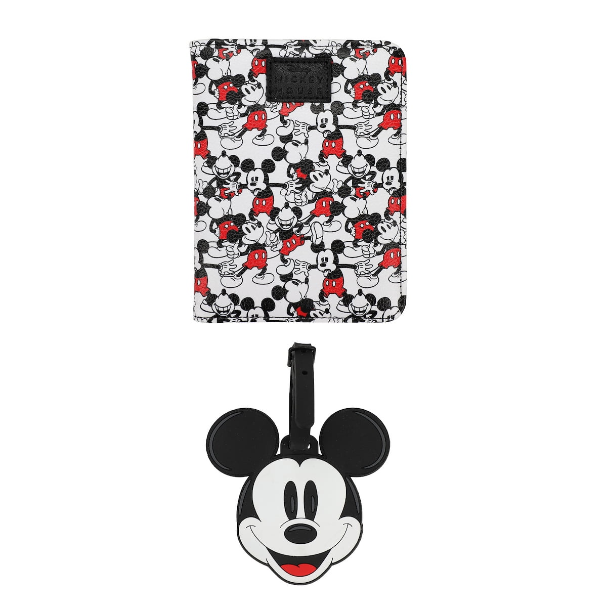 Disney Mickey Mouse Passport Cover & Luggage Tag Combo Set - Walmart.com