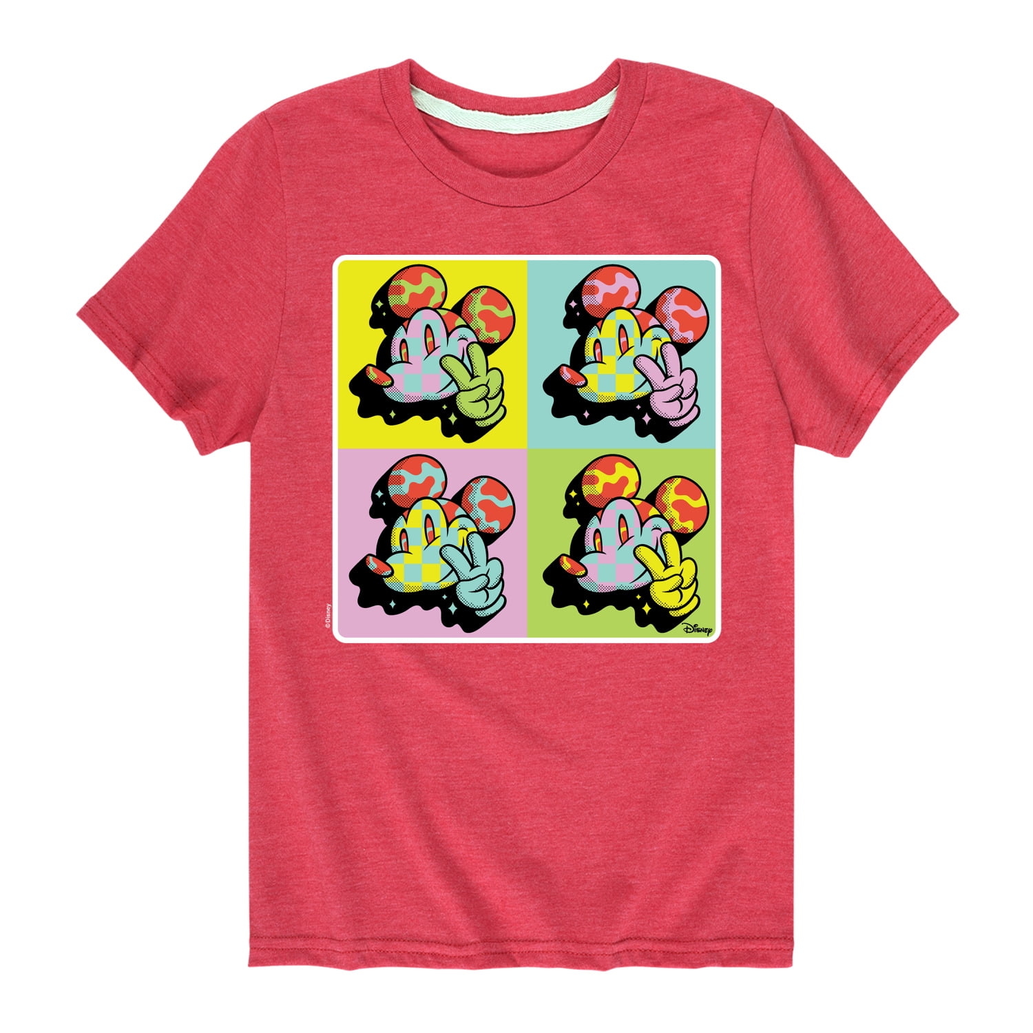 Disney - Mickey Mouse - Peace Sign On My Mind - Youth Short Sleeve ...