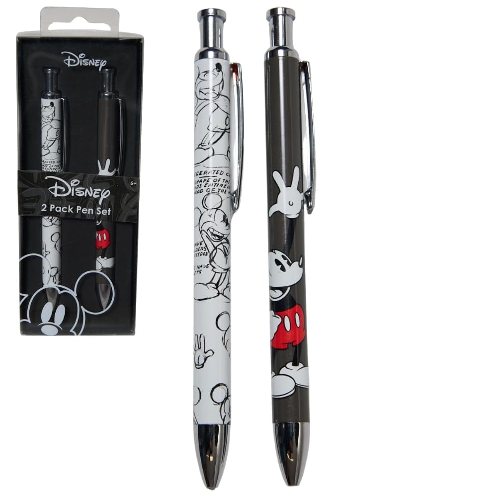 Disney Mickey Mouse Pens, 2 Pack Mickey Mouse Pen Set, Cute Pens for ...