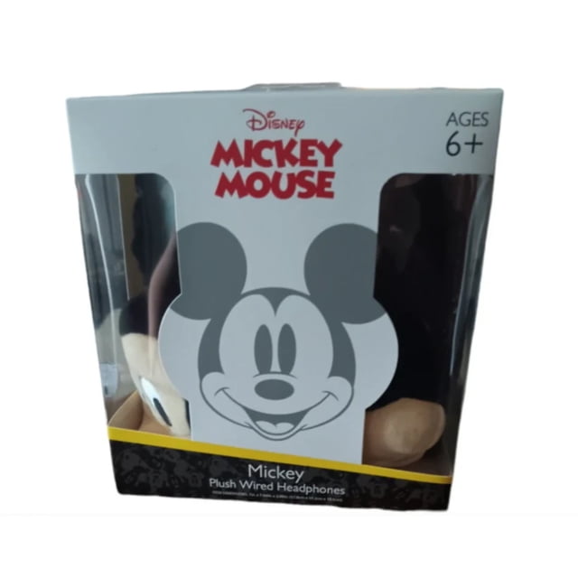 Disney Mickey Mouse Plush Wired Headphones - Walmart.com