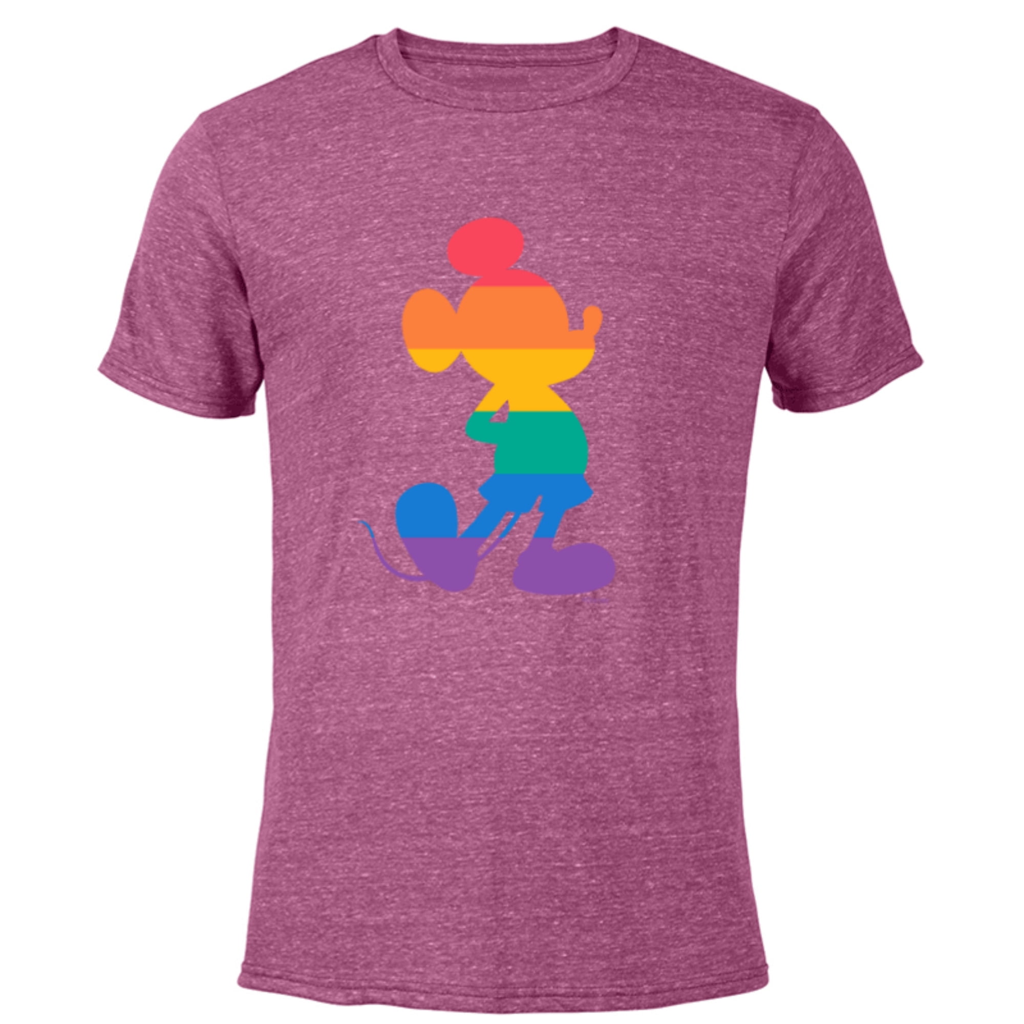 Disney Mickey Mouse Pride Classic Pose Rainbow Icon Fill - Short Sleeve ...