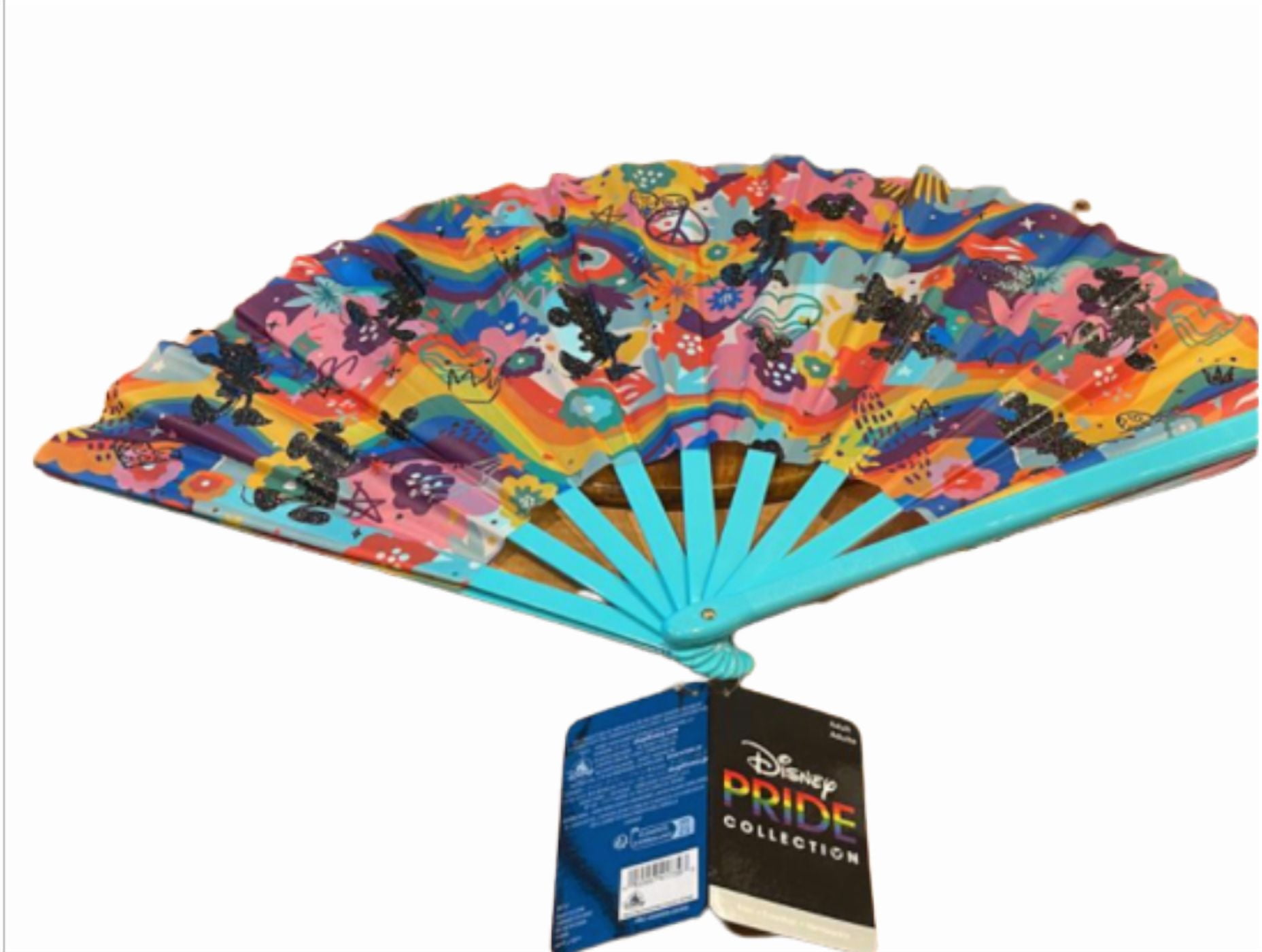 Disney Mickey Mouse Pride Collection Hand Fan, Multicolor - Walmart.com