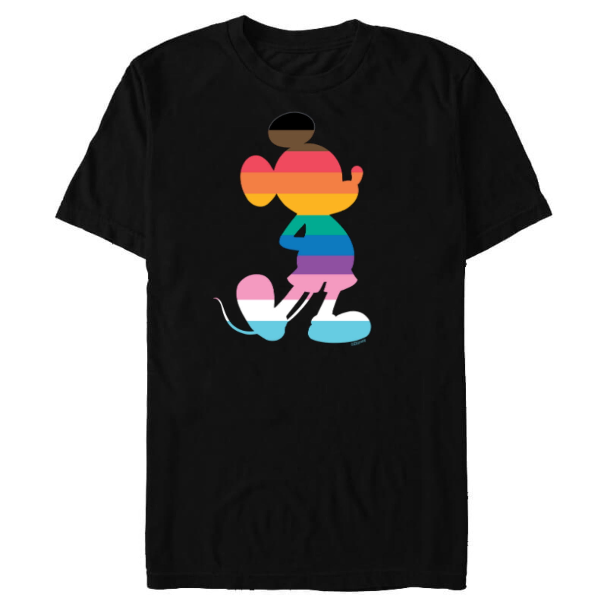 Disney Mickey Mouse Pride Inclusive Pose Rainbow Icon Fill - Short ...
