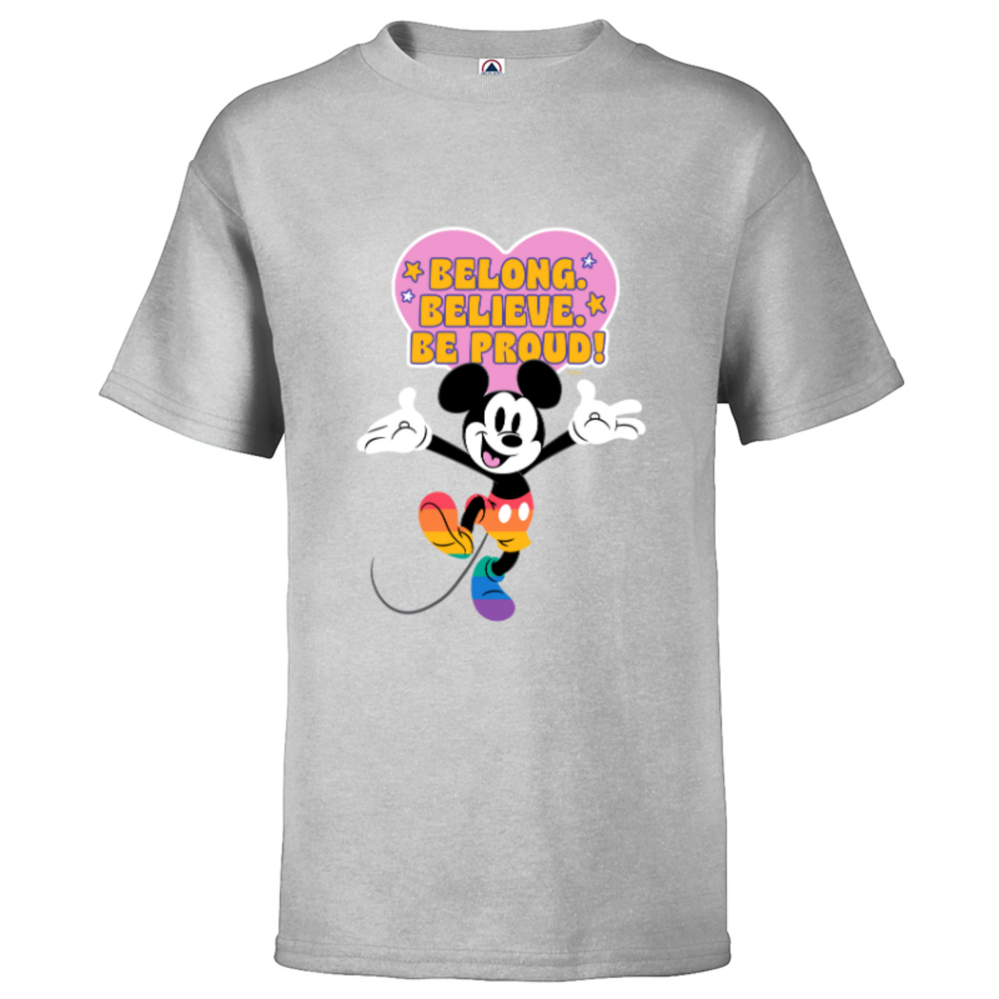 Disney Mickey Mouse Pride Rainbow Belong Believe Be Proud! - Short ...