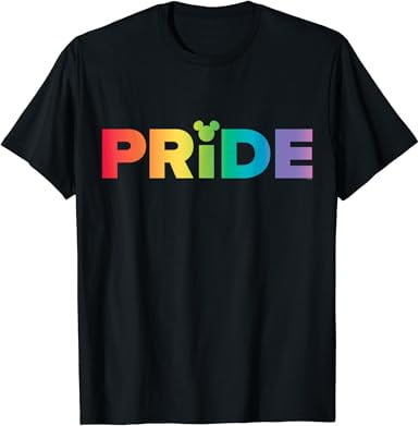 Disney Mickey Mouse Pride T-Shirt - Walmart.com