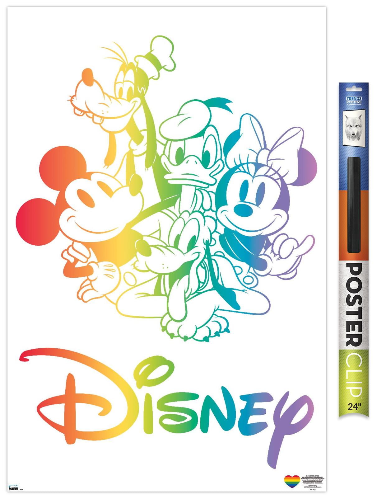 Disney Mickey Mouse - Pride Wall Poster, 22.375" x 34" - Walmart.com
