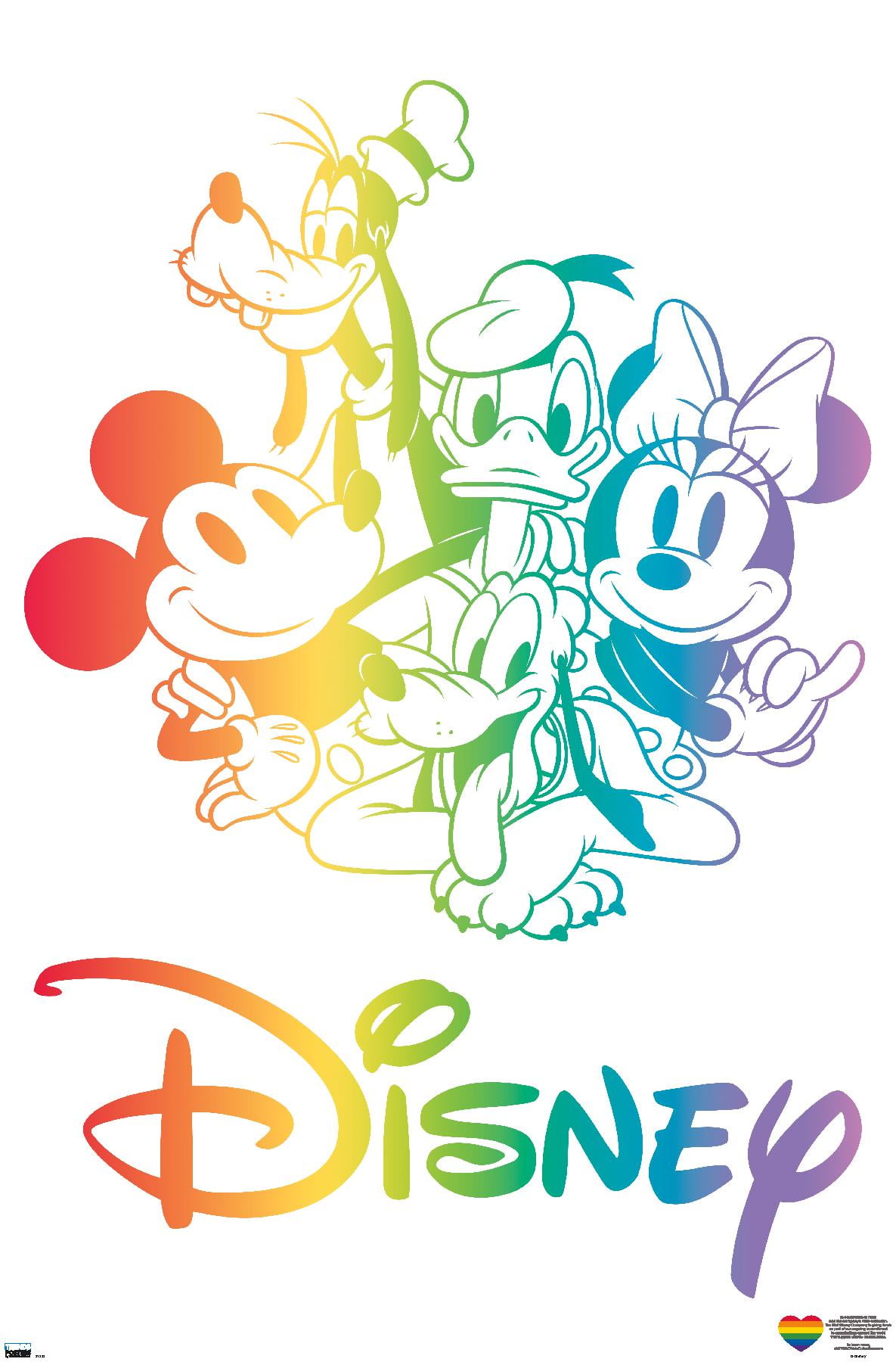 Disney Mickey Mouse - Pride Wall Poster, 22.375" x 34" - Walmart.com