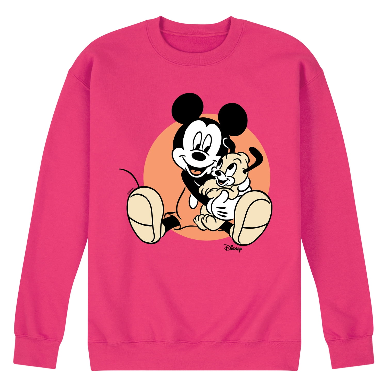 Disney - Mickey Mouse - Pup Love - Men's Crew Neck Fleece Pullover ...