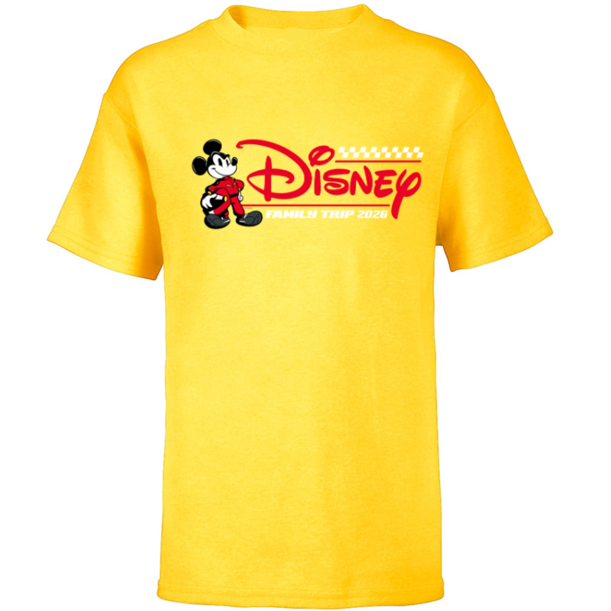 Disney Mickey Mouse Race Car Driver Family Trip 2026 Racing - Short ...