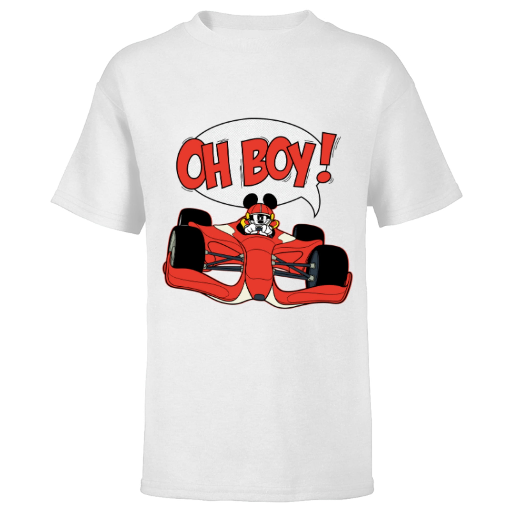 Disney Mickey Mouse Racing Team "Oh Boy!" Race Car Driver - Short ...