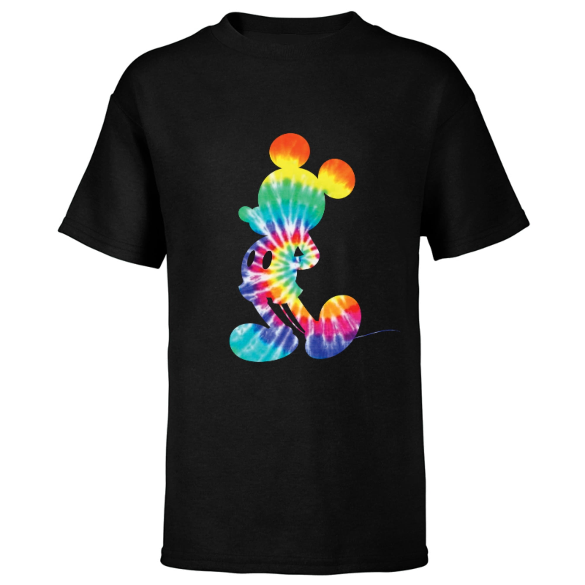 Disney Mickey Mouse Rainbow Tie Dye - Short Sleeve T-Shirt for Kids ...