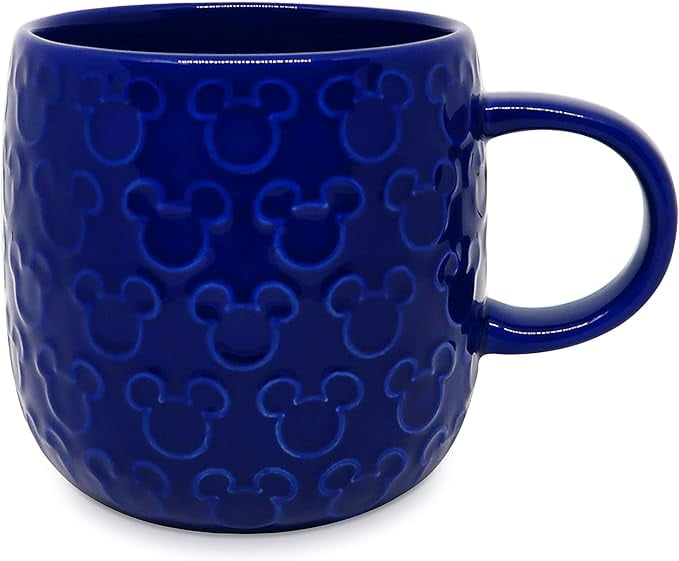 Disney Mickey Mouse Raised Icon Mug Cobalt - Walmart.com