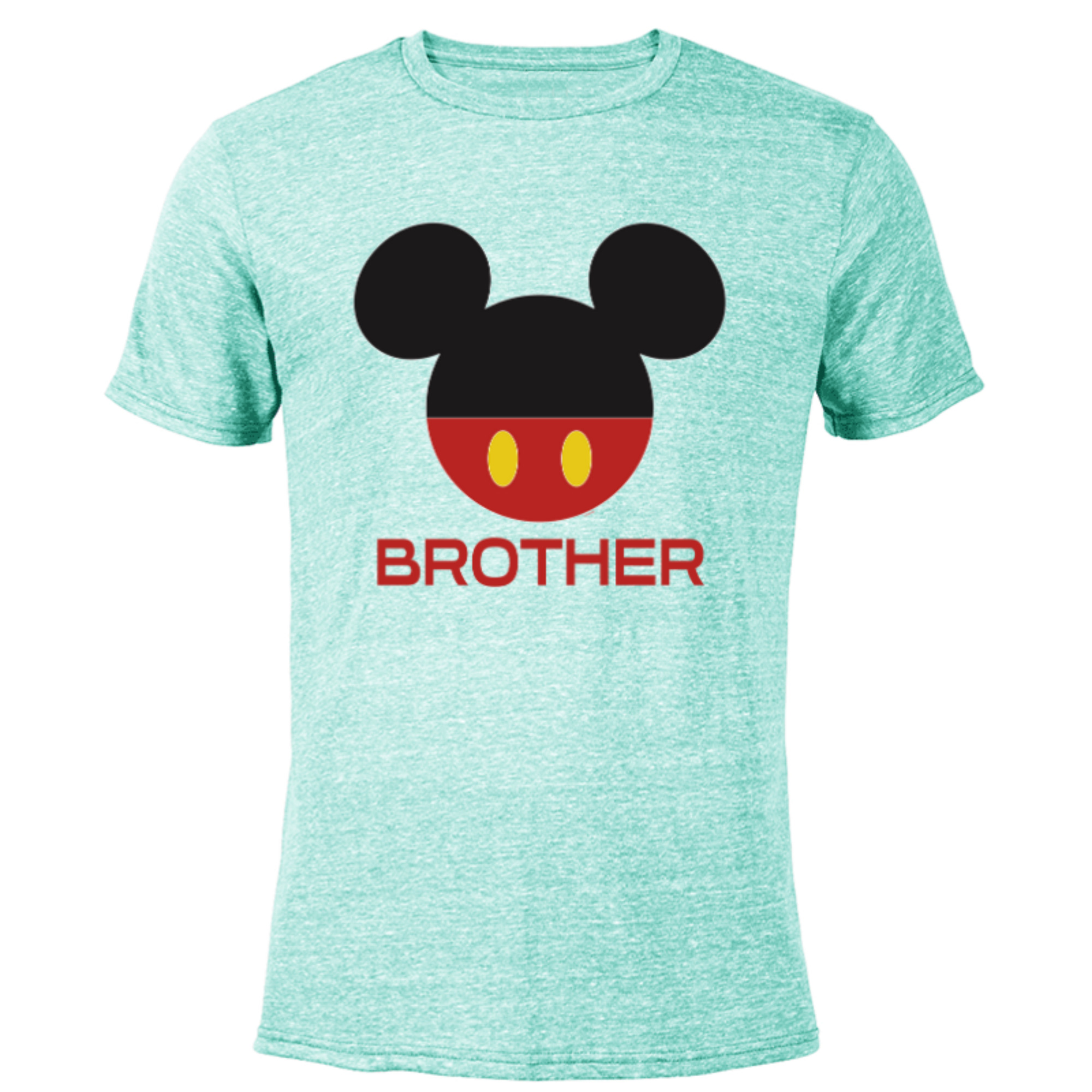 Disney Mickey Mouse Red Shorts Icon Brother Family- Short Sleeve ...