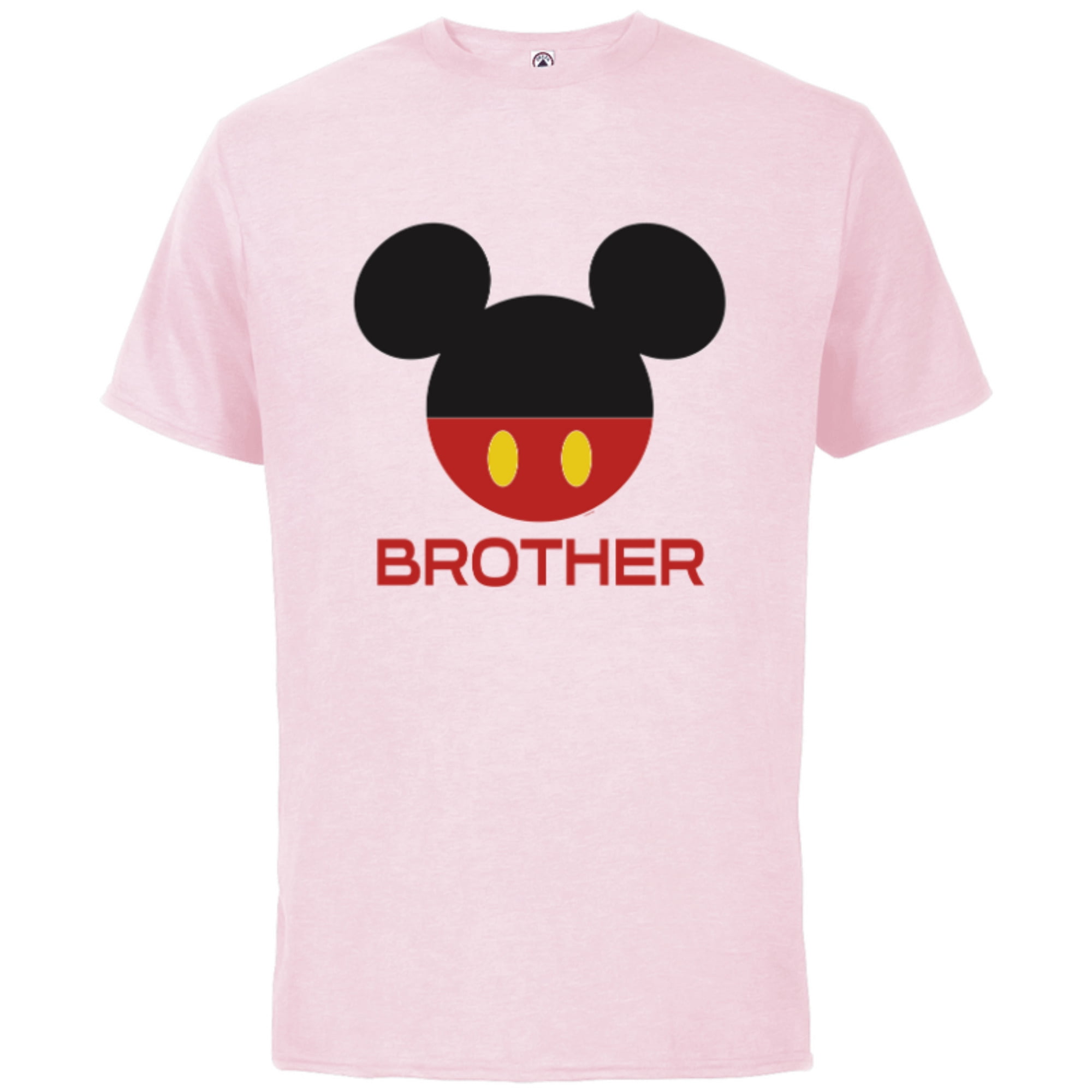 Disney Mickey Mouse Red Shorts Icon Brother Family- Short Sleeve Cotton ...