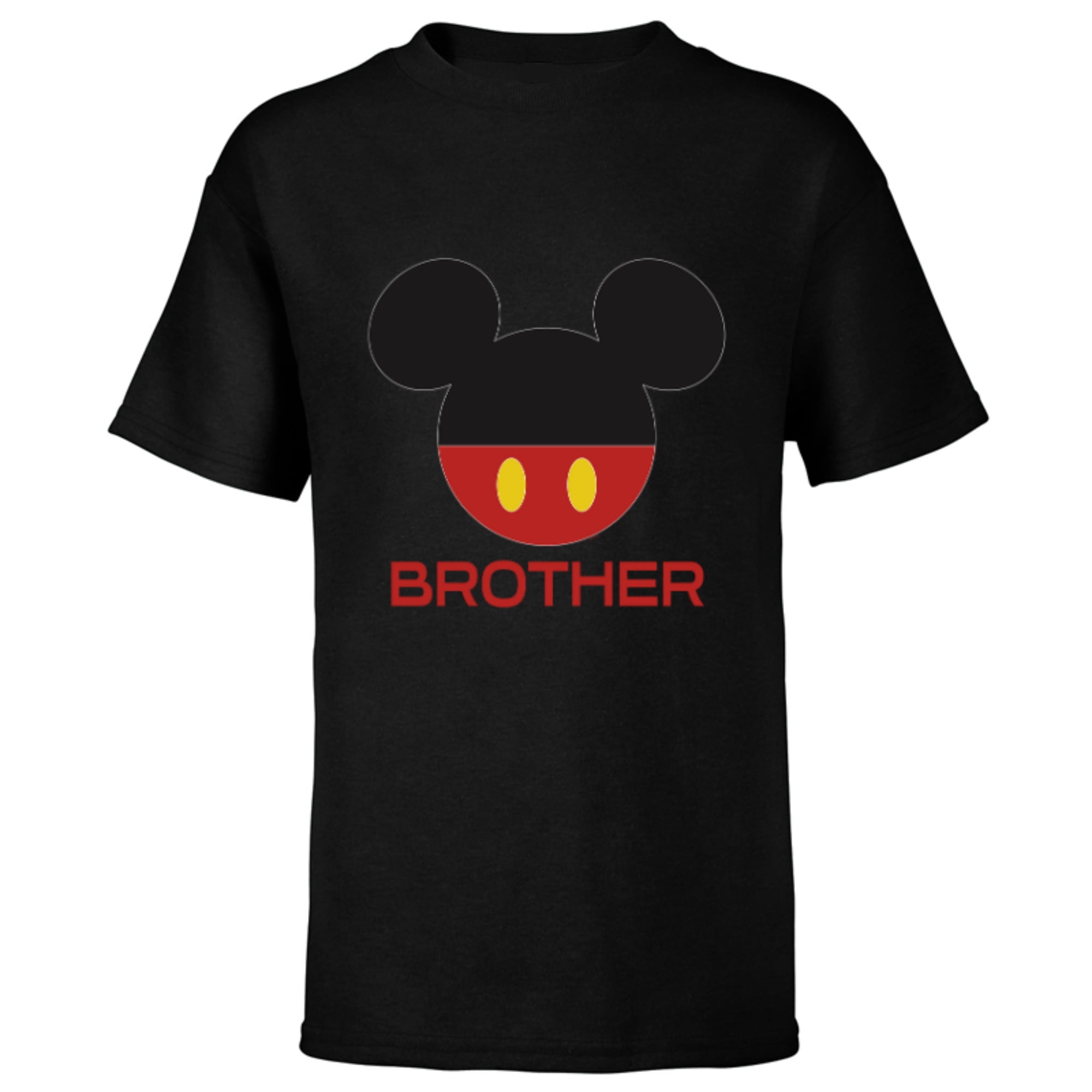 Disney Mickey Mouse Red Shorts Icon Brother Family- Short Sleeve T ...