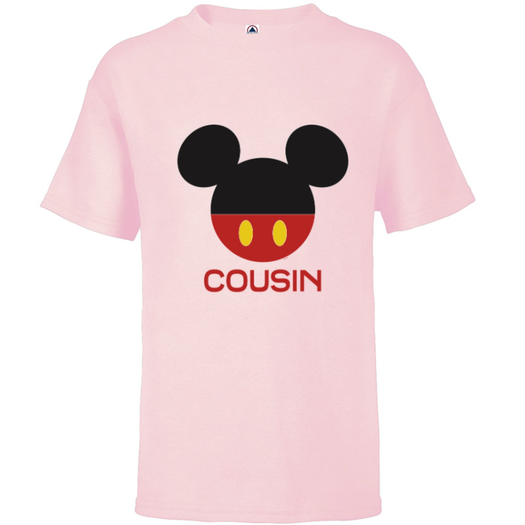 Disney Mickey Mouse Red Shorts Icon Cousin Family- Short Sleeve T-Shirt ...