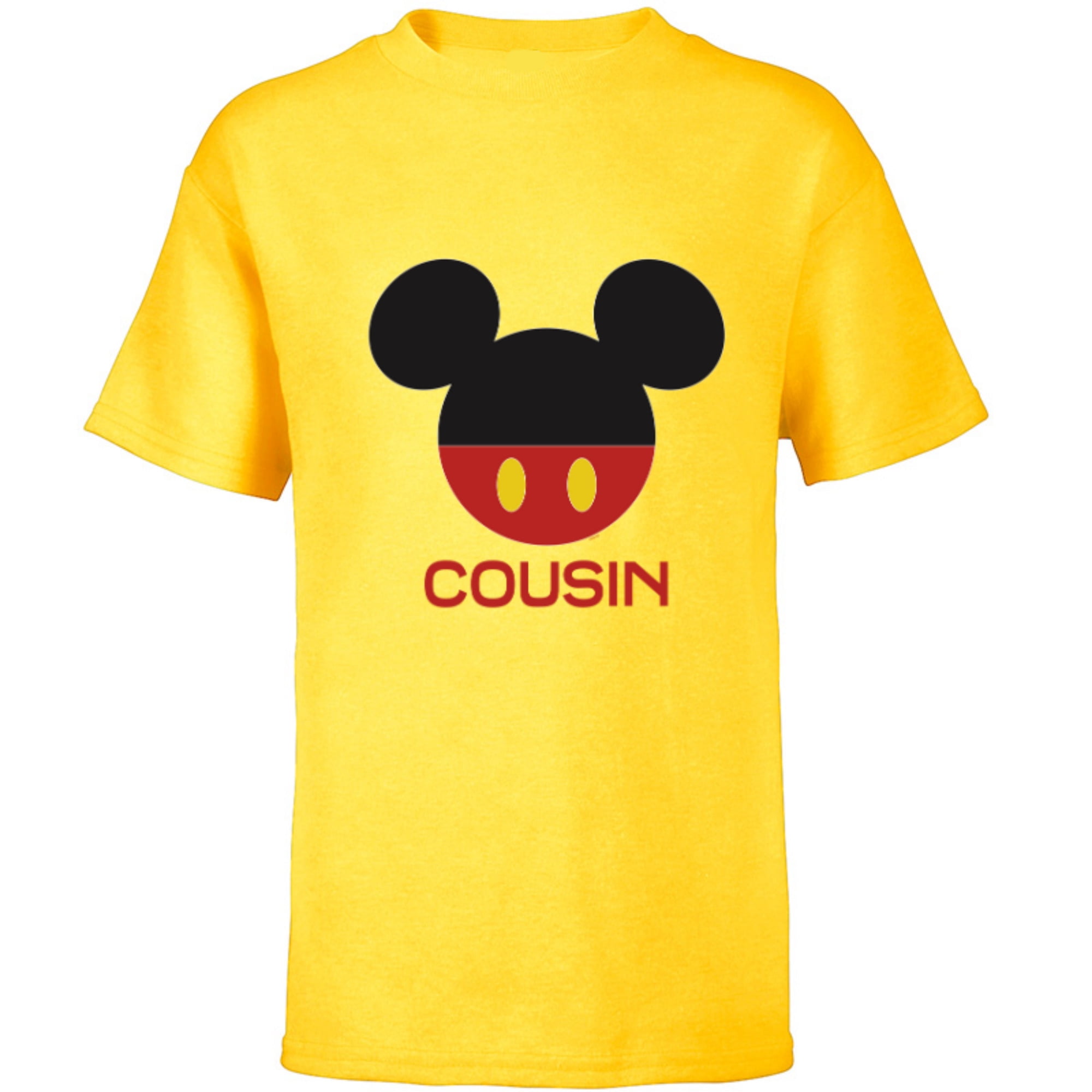 Disney Mickey Mouse Red Shorts Icon Cousin Family- Short Sleeve T-Shirt ...