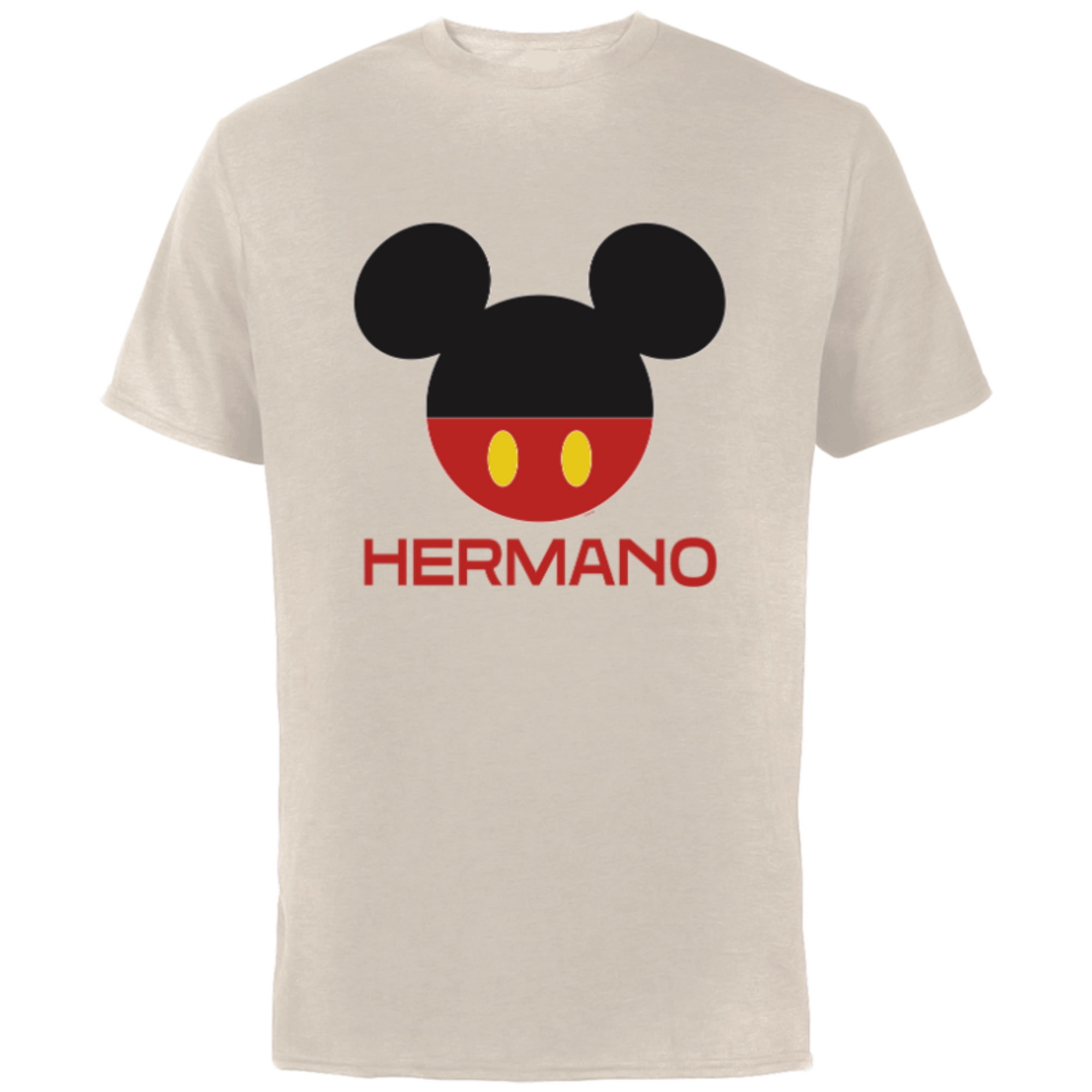 Disney Mickey Mouse Red Shorts Icon Hermano Familia Spanish- Short ...