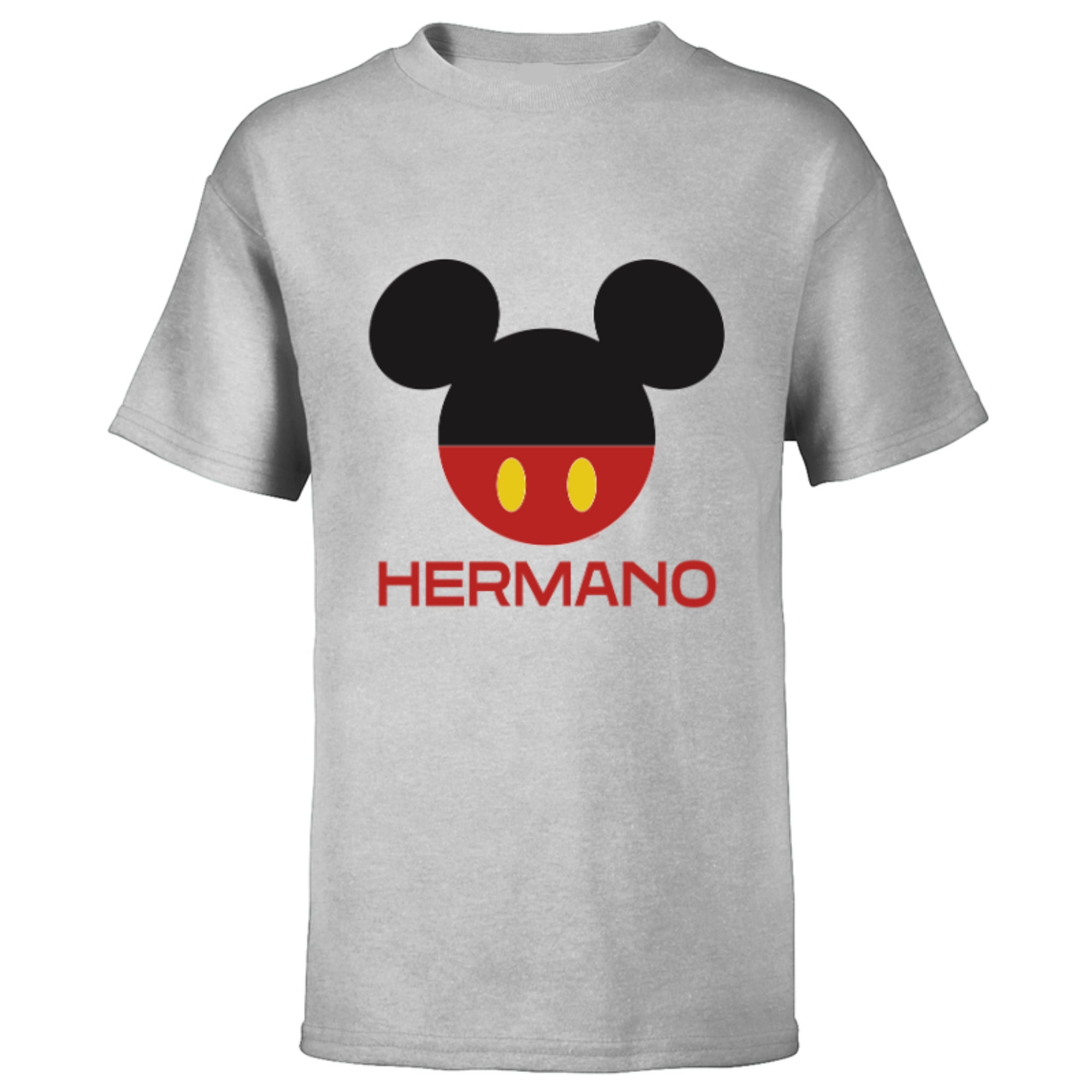 Disney Mickey Mouse Red Shorts Icon Hermano Familia Spanish- Short ...