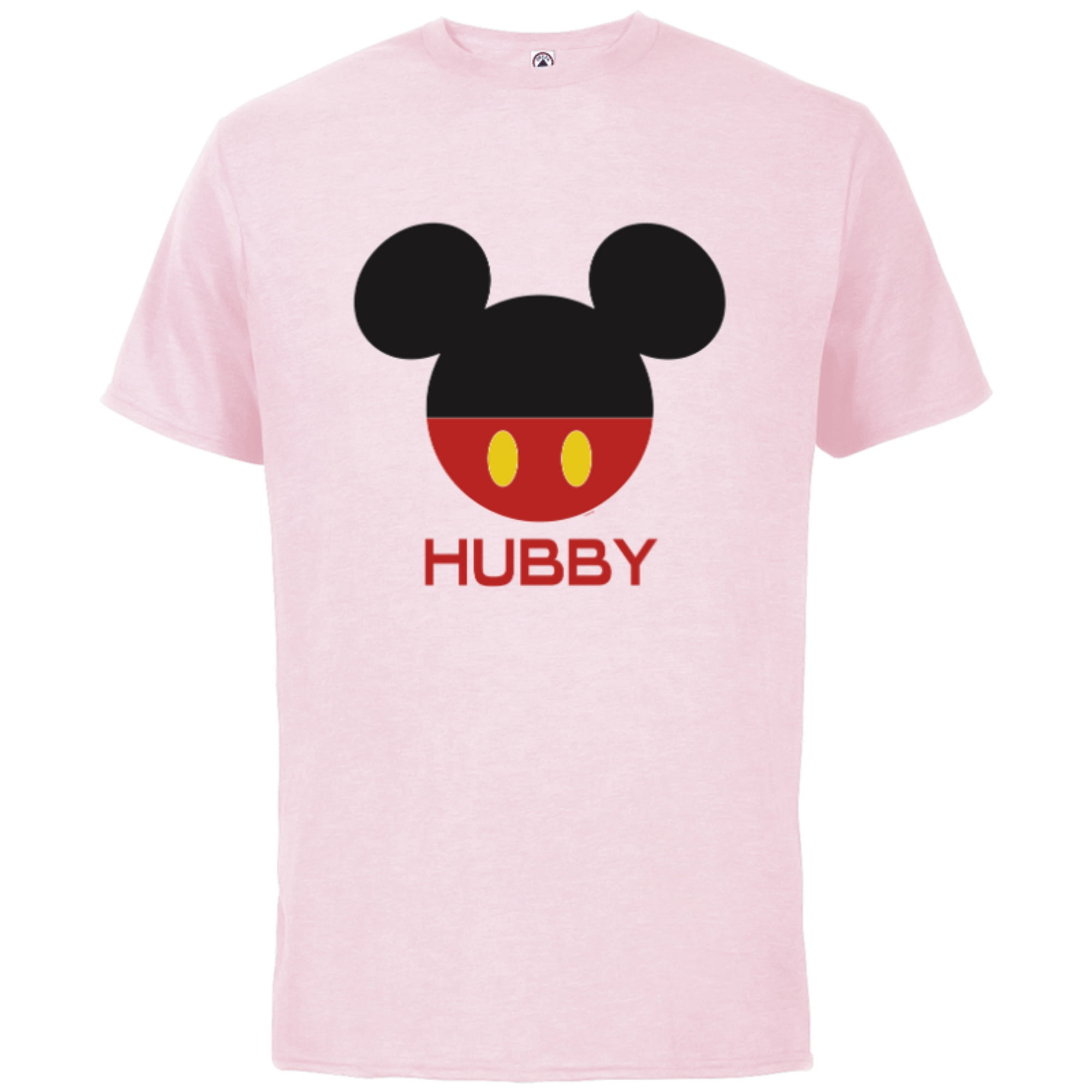 Disney Mickey Mouse Red Shorts Icon Hubby Husband Family- Short Sleeve ...