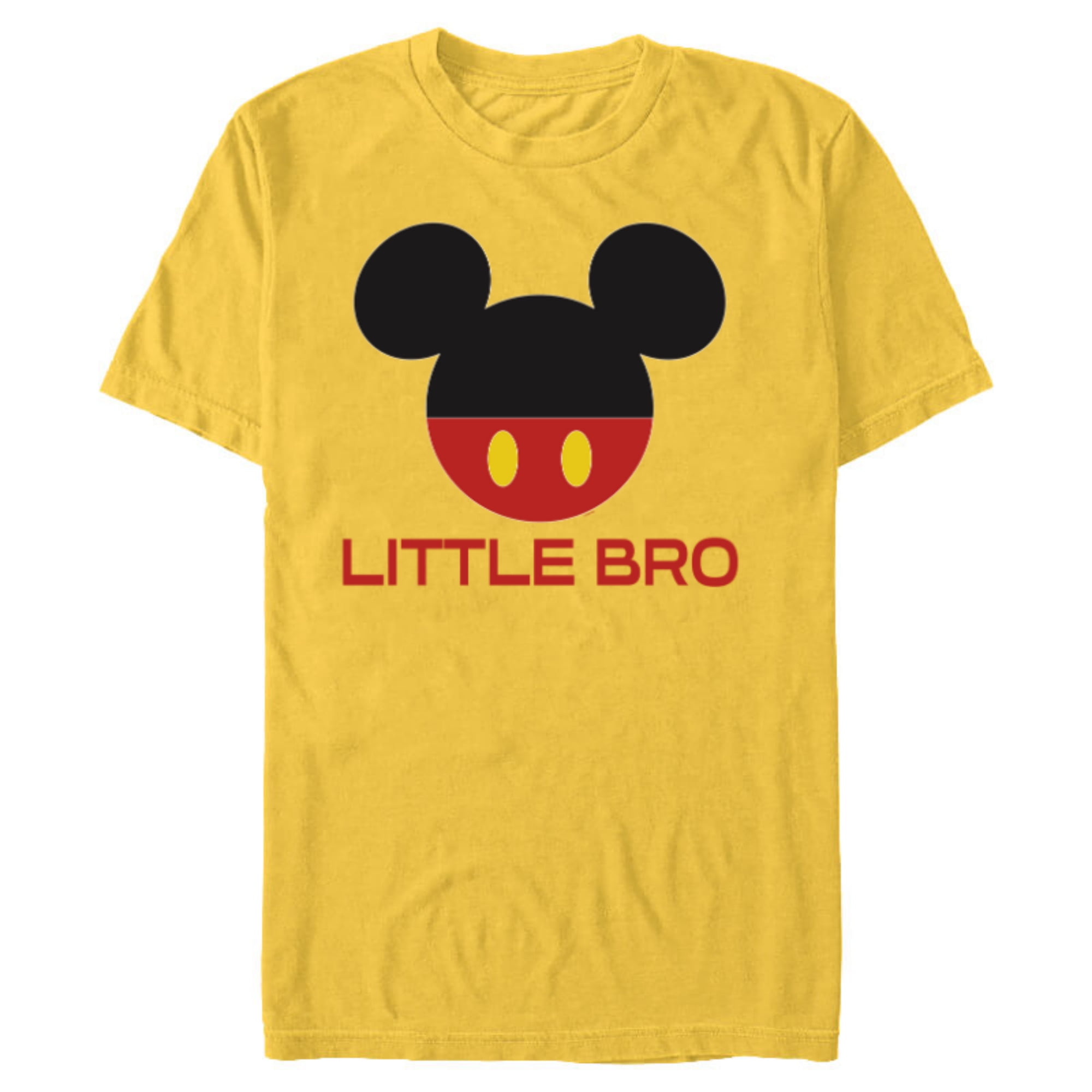 Disney Mickey Mouse Red Shorts Icon Little Bro Family- Short Sleeve ...
