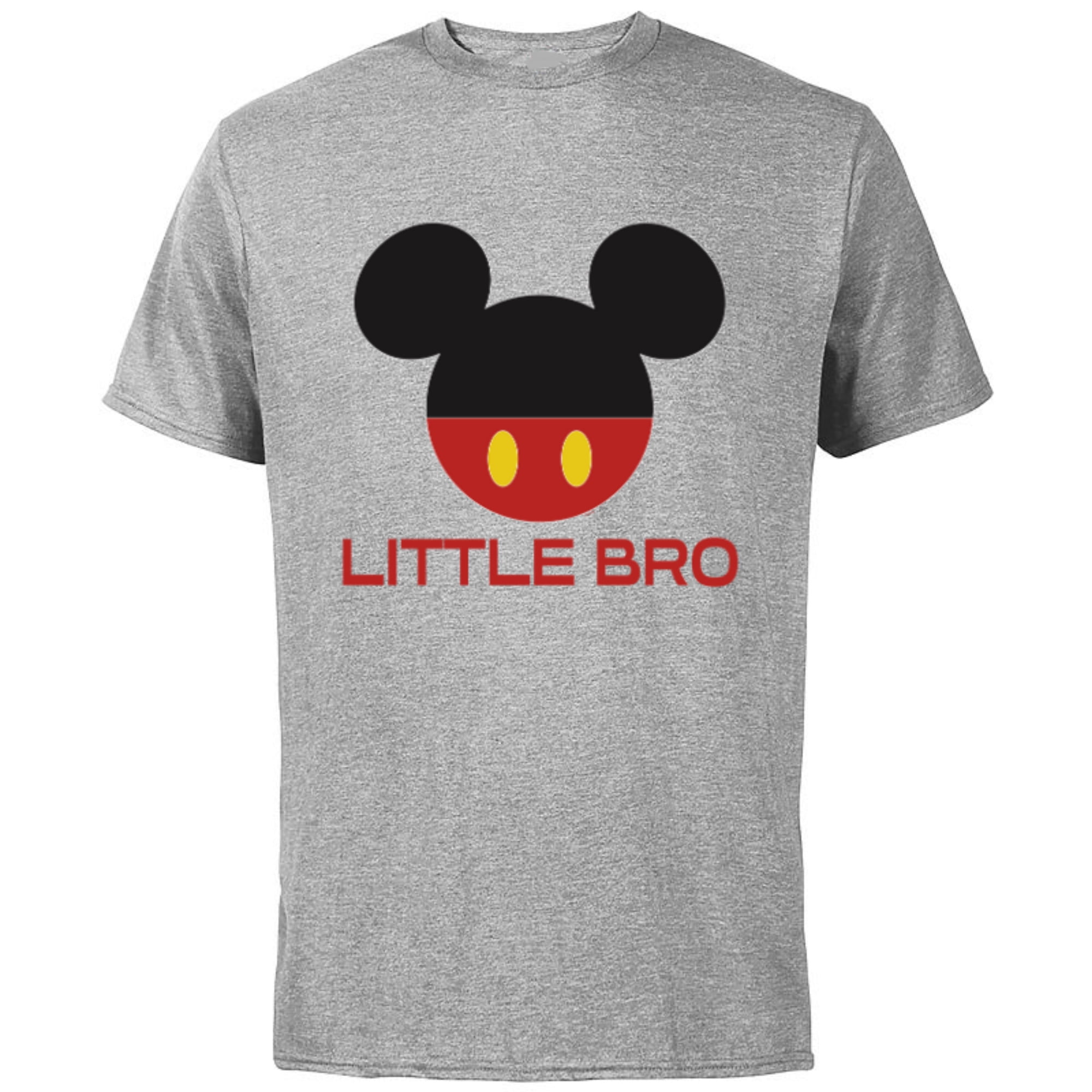 Disney Mickey Mouse Red Shorts Icon Little Bro Family- Short Sleeve ...