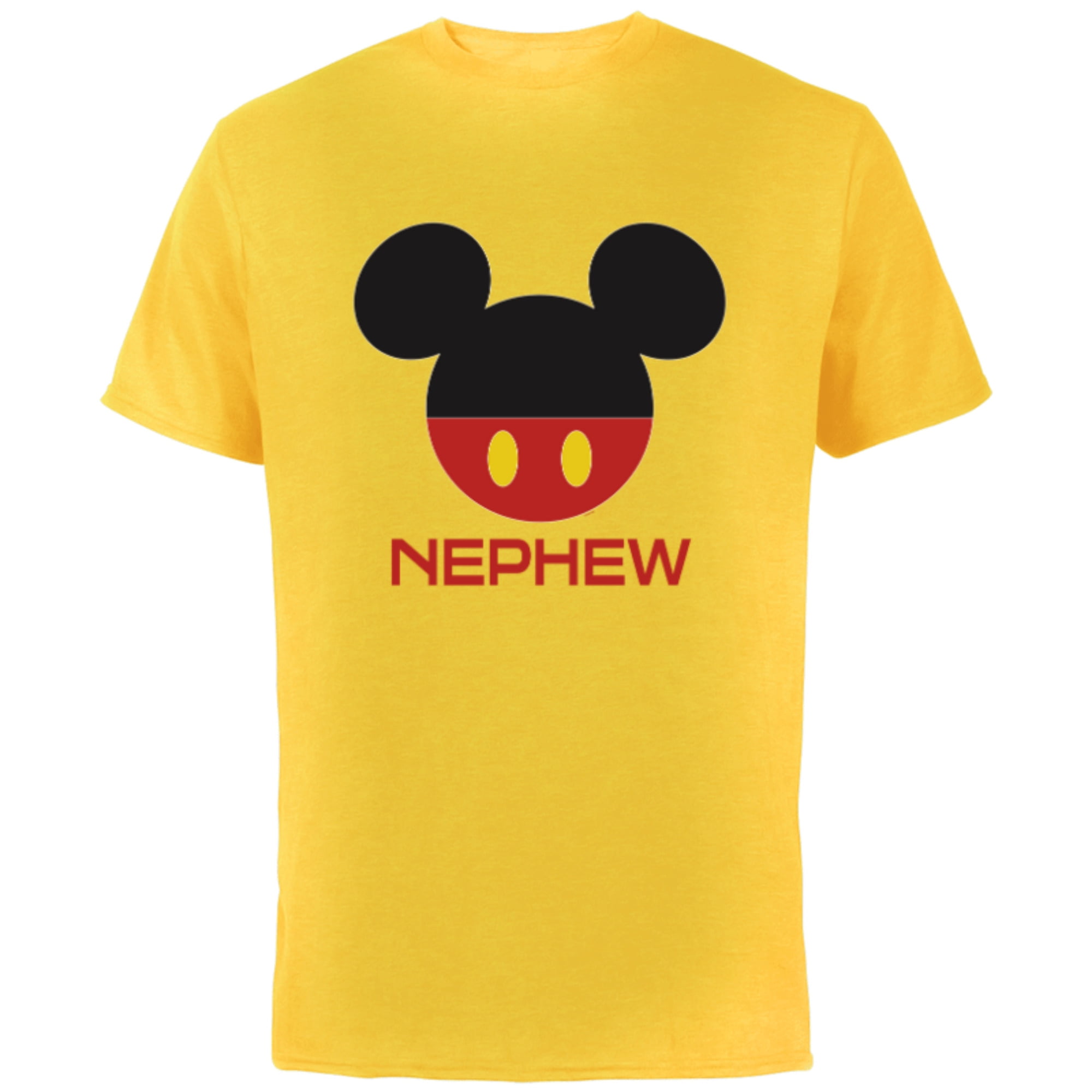 Disney Mickey Mouse Red Shorts Icon Nephew Family- Short Sleeve Cotton ...