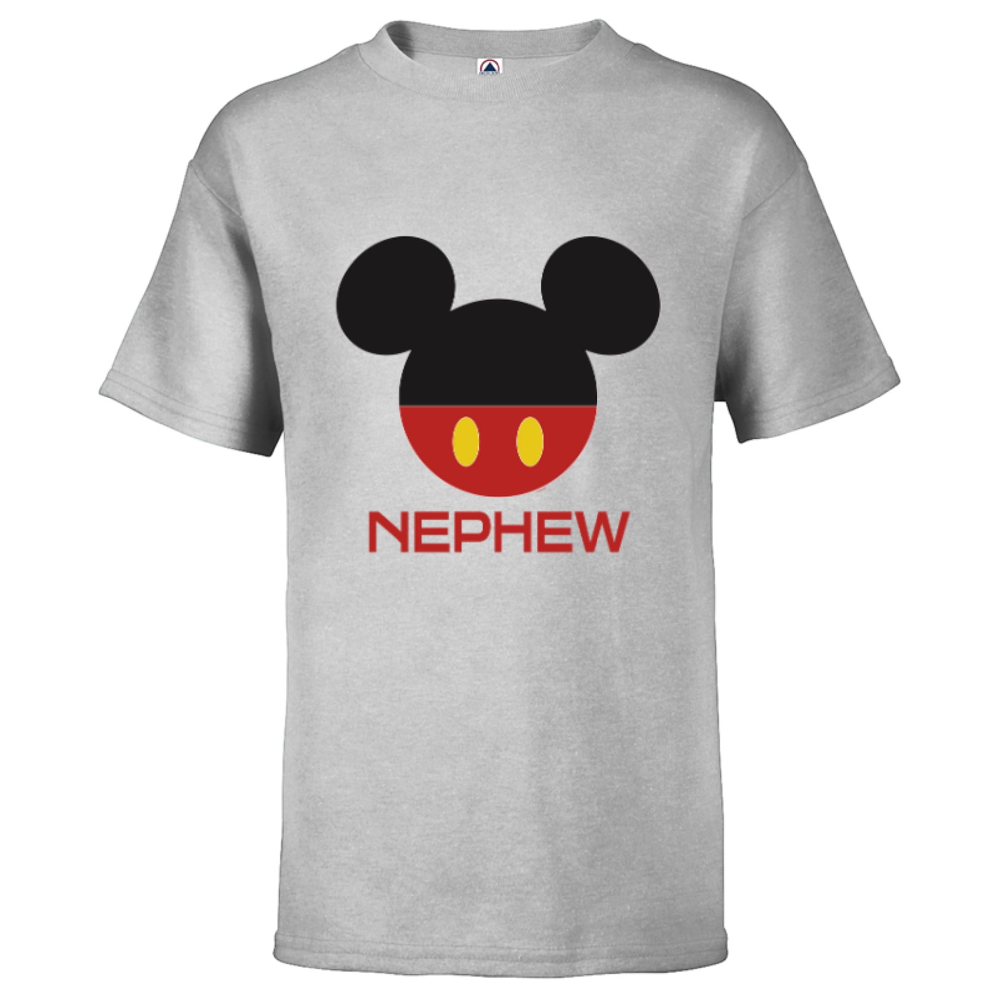Disney Mickey Mouse Red Shorts Icon Nephew Family- Short Sleeve T-Shirt ...