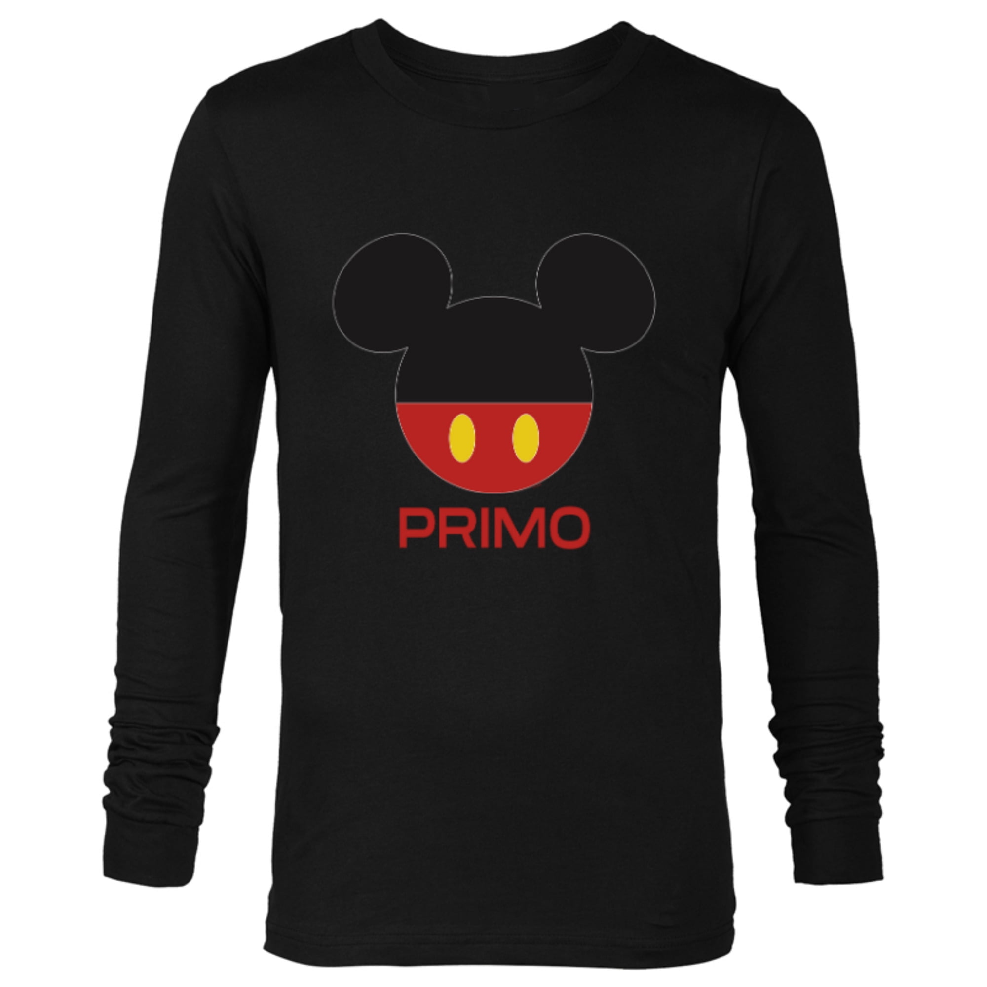 Disney Mickey Mouse Red Shorts Icon Primo Familia Spanish- Long Sleeve ...