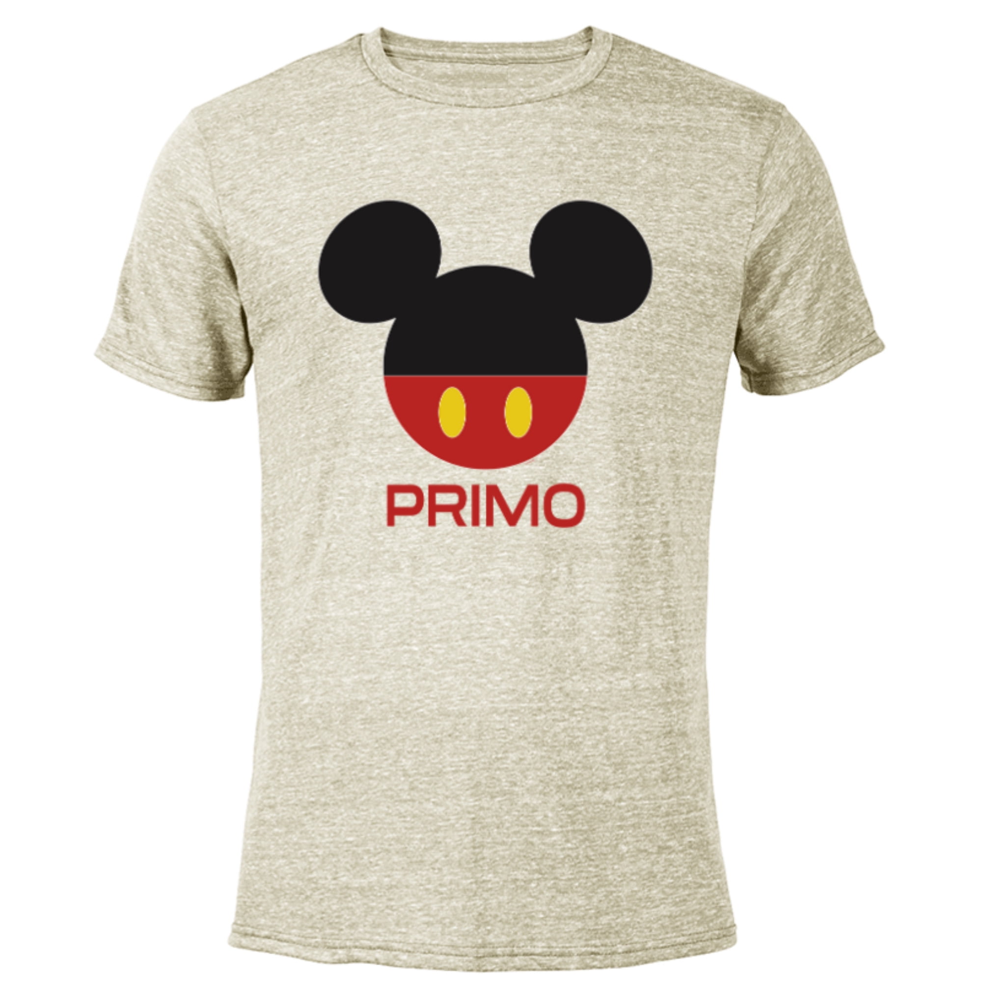 Disney Mickey Mouse Red Shorts Icon Primo Familia Spanish- Short Sleeve ...
