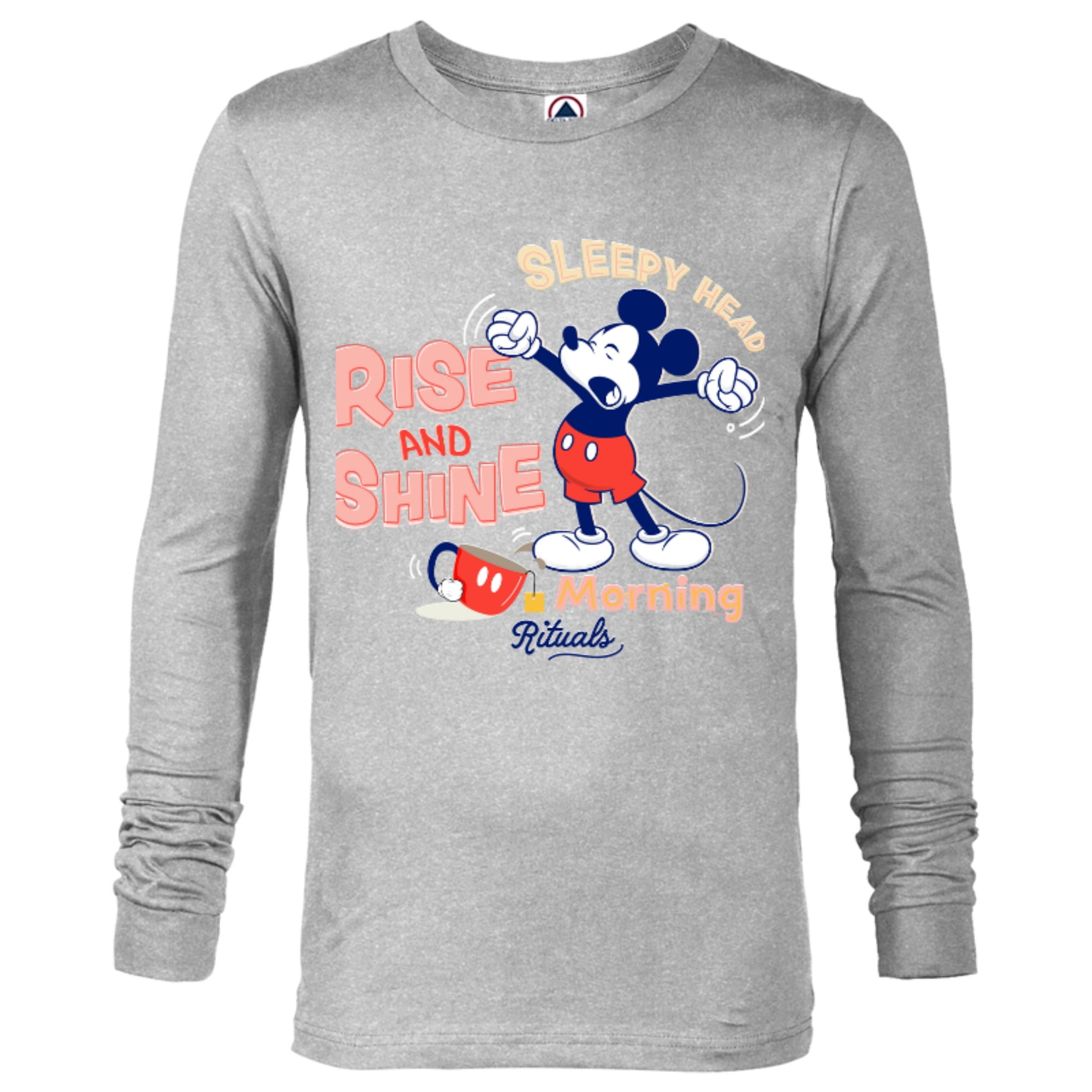 Disney Mickey Mouse Rise and Shine Morning Rituals - Long Sleeve T ...