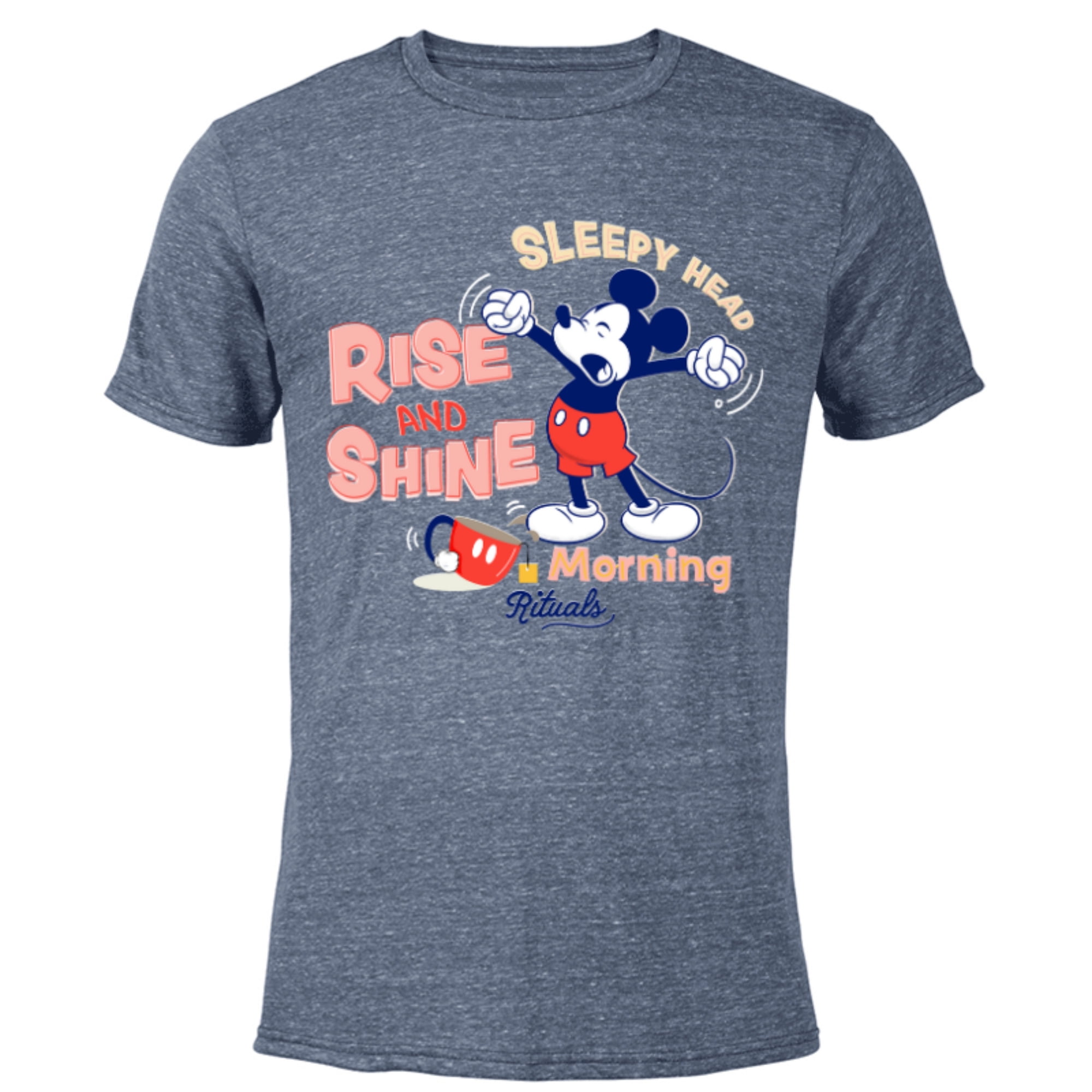 Disney Mickey Mouse Rise and Shine Morning Rituals - Short Sleeve ...
