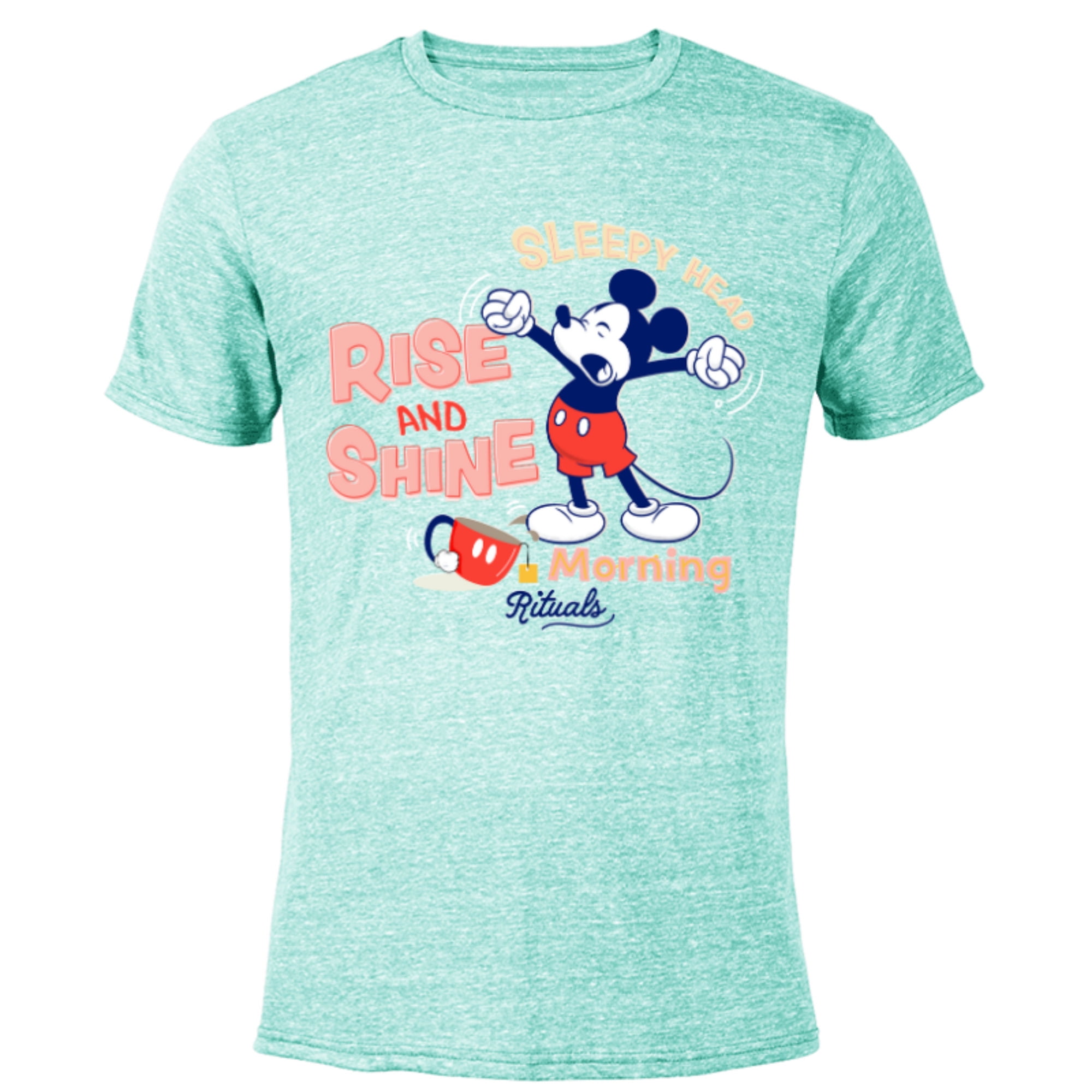 Disney Mickey Mouse Rise and Shine Morning Rituals - Short Sleeve ...