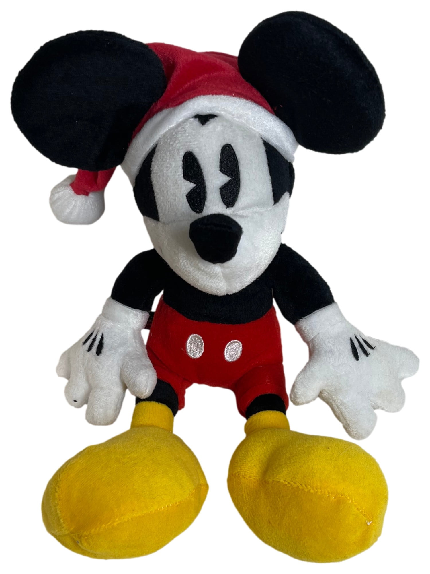 Disney Mickey Mouse Santa 12" Plush Christmas Stuffed Animal Pal ...