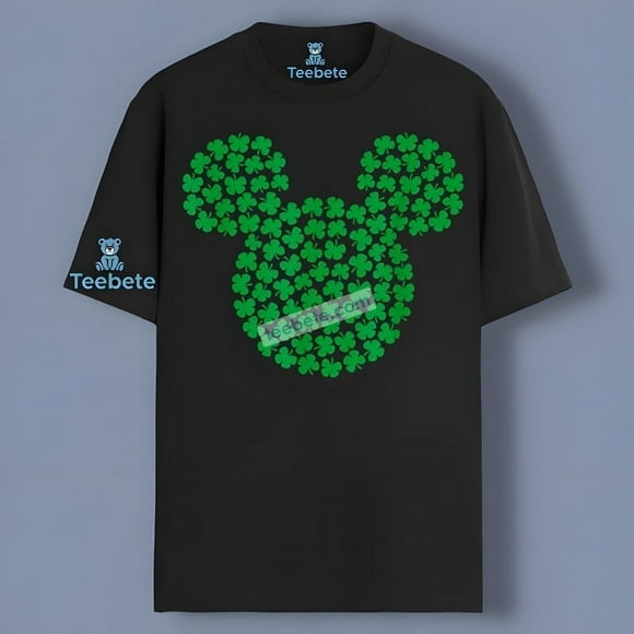 Disney Mickey Mouse Shamrock St Patrick Day Shirt Men Women - Walmart.com