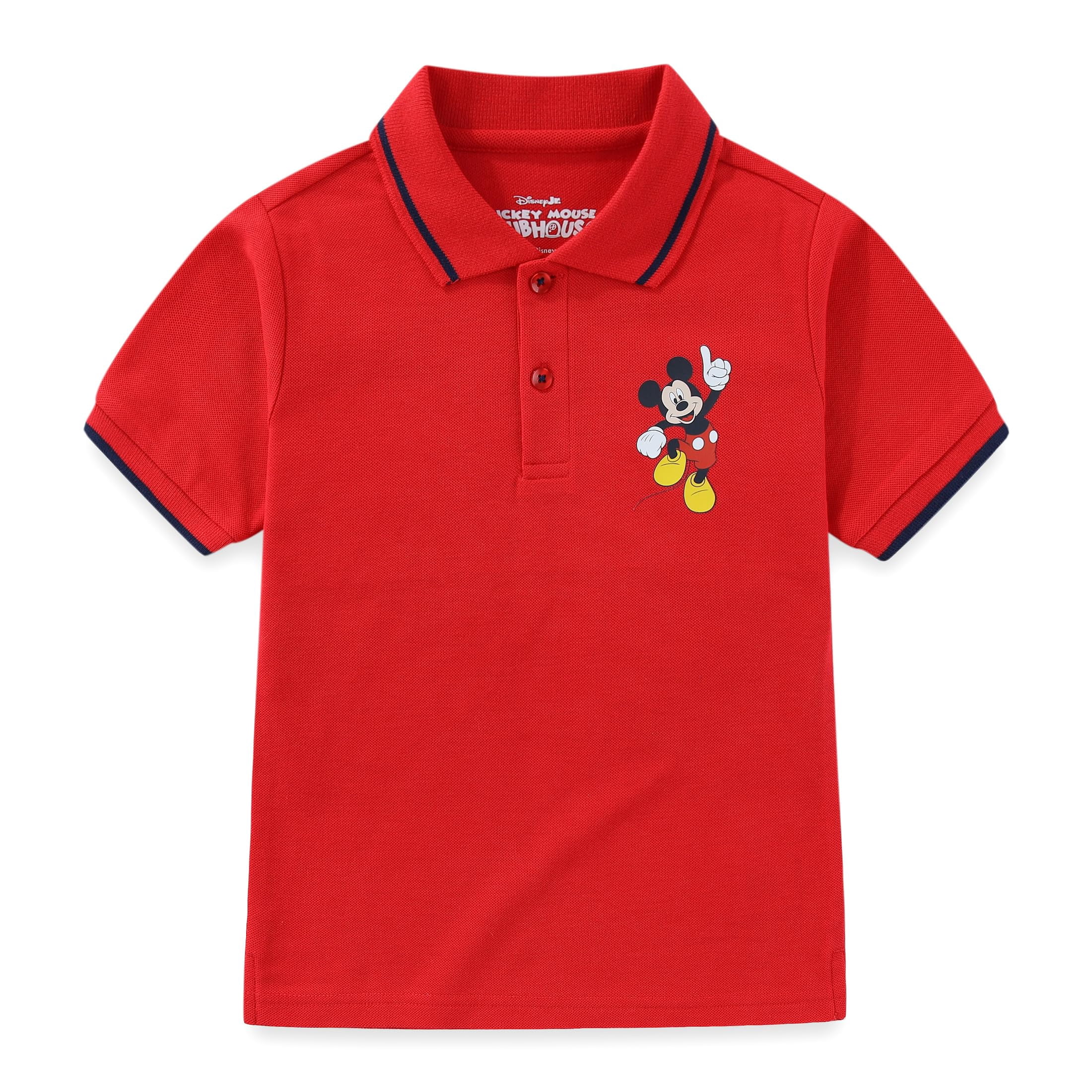 Disney Mickey Mouse Short Sleeve Polo Shirt (Boys), Sizes 2T-7 ...