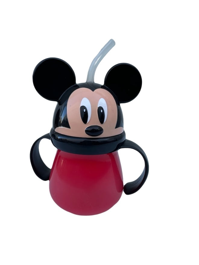 Disney Mickey Mouse Sipping Cup with flex straw - Walmart.com