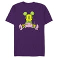 Disney Mickey Mouse Sitting Down Retro Pop Art - Short Sleeve Blended T ...