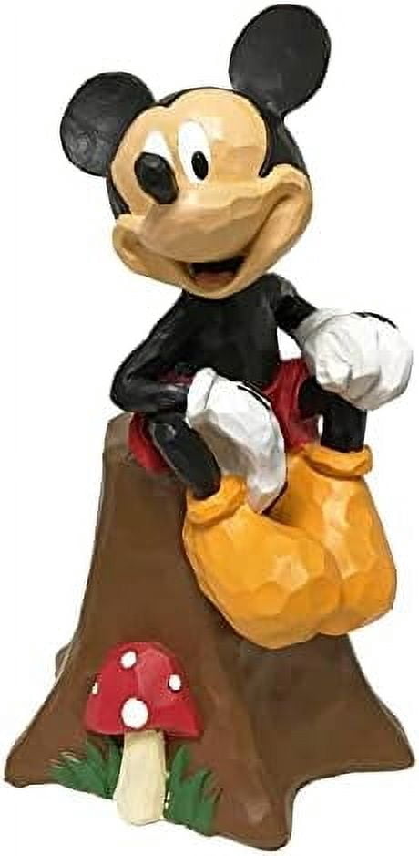 Disney Mickey Mouse Sitting on Stump with Flowers Everyday Outdoor ...