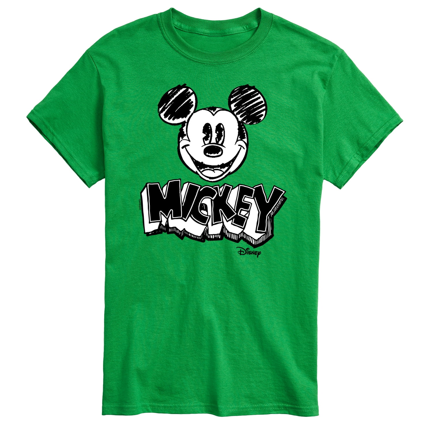 Disney - Mickey Mouse - Sketch Classic - Men's Short Sleeve Graphic T ...