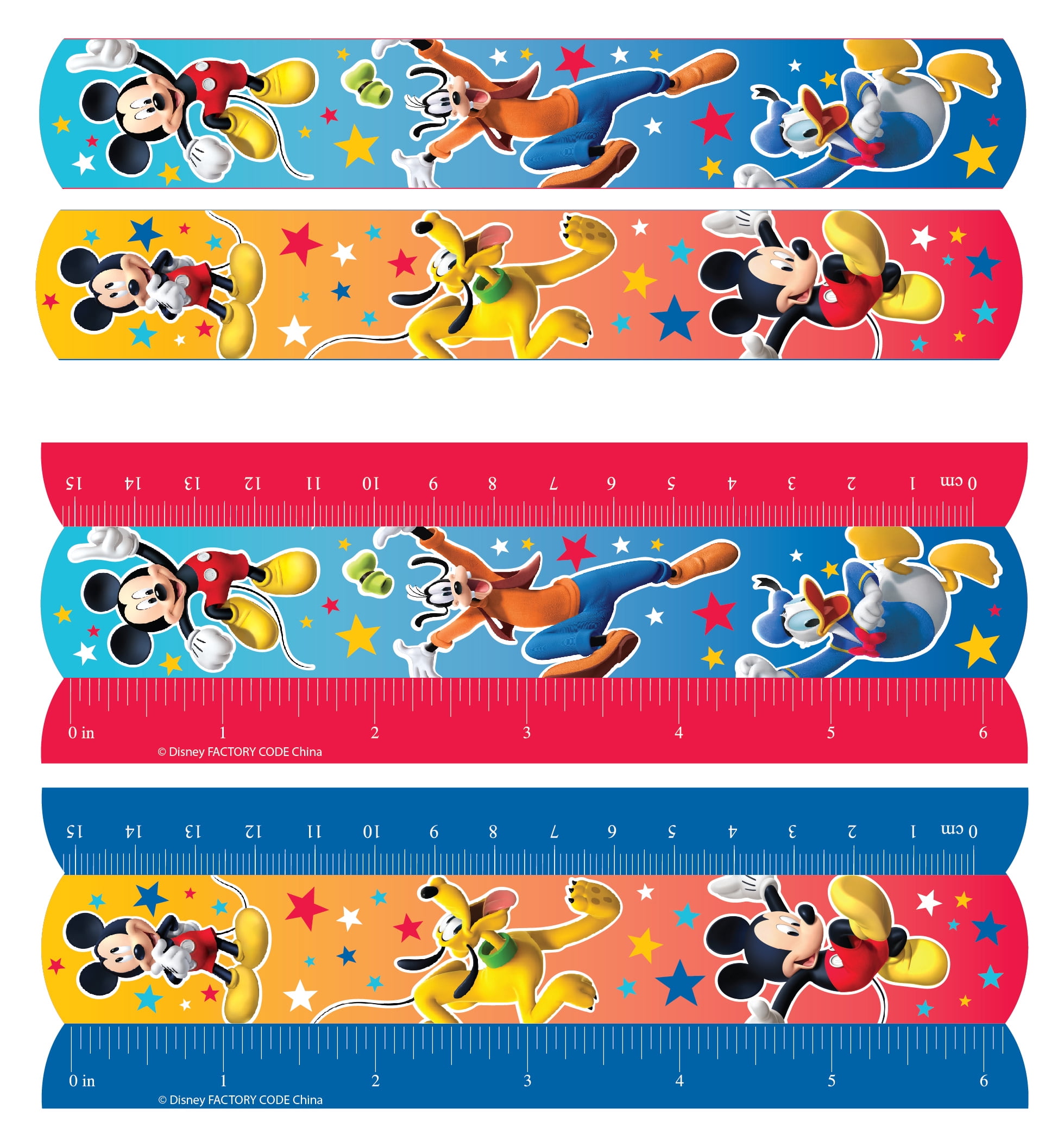 Disney Mickey Mouse Slap Bracelet, 4 Count - Walmart.com